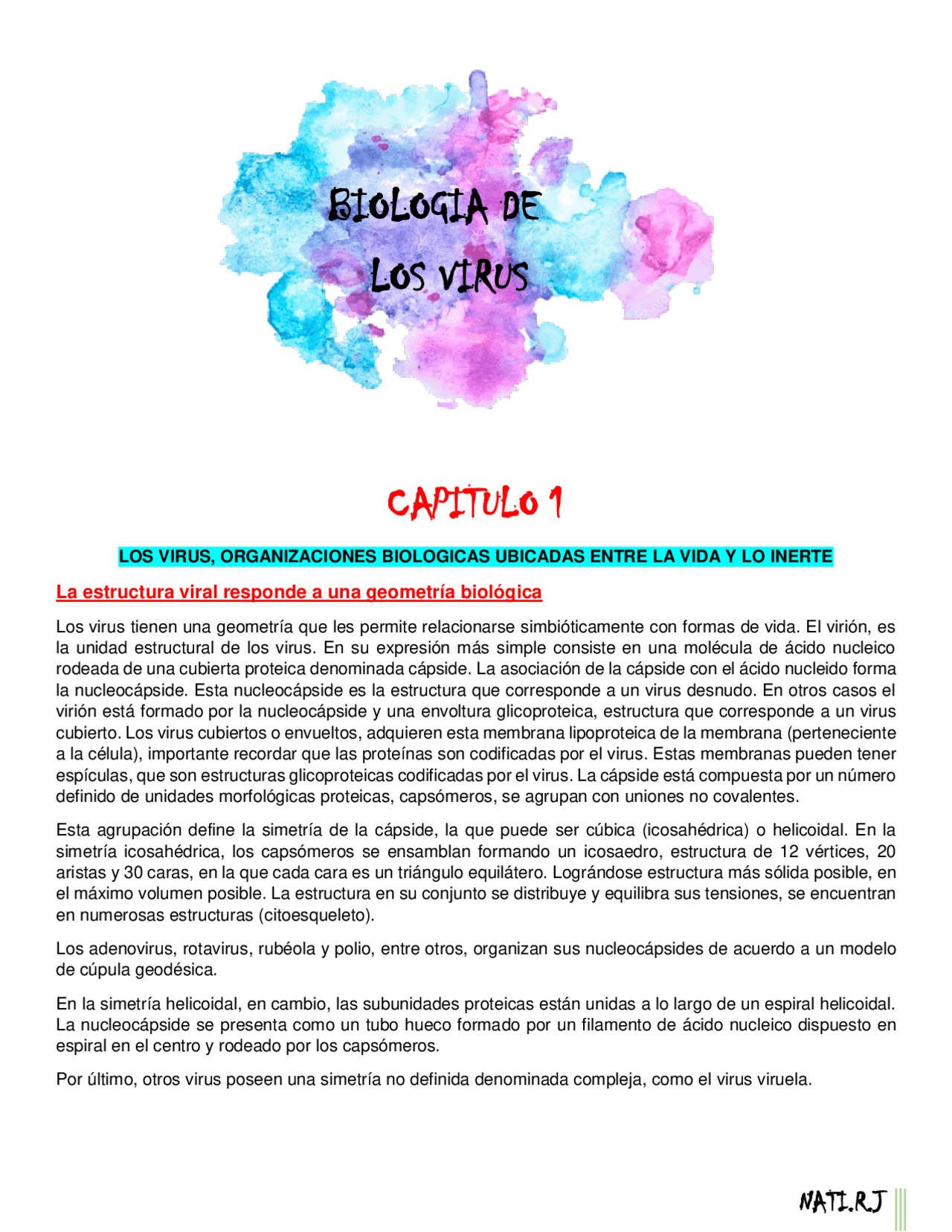 Resumen De Virus De Pavan Resúmenes De Bacteriología Docsity