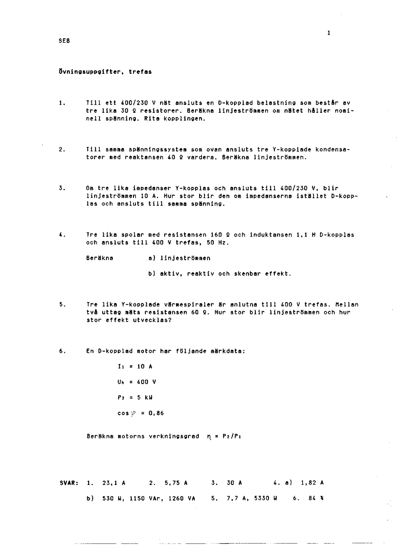 Eltekniksuppgifter3.fas | Assignments Materials Physics | Docsity