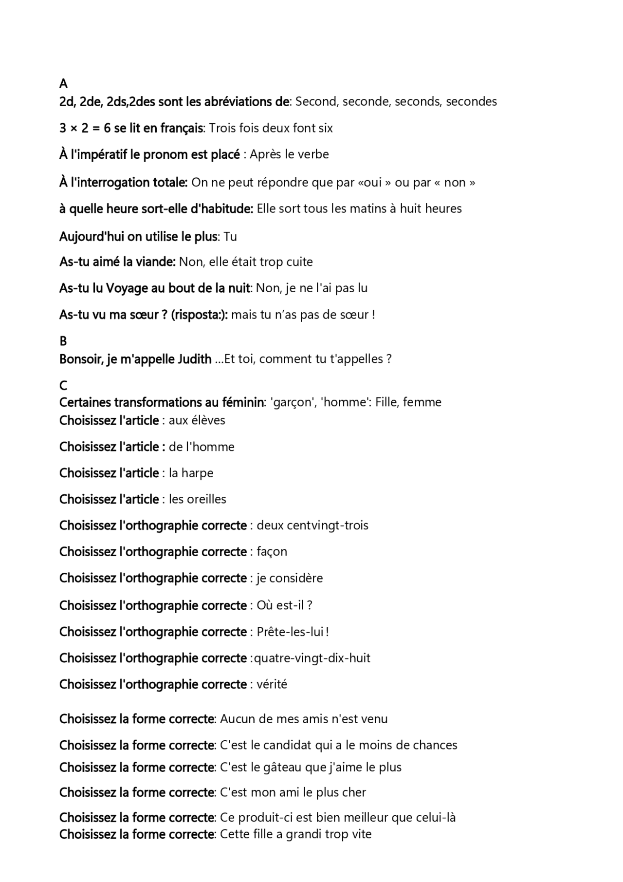 Lingua Francese Mercatorum Panieri Di Lingua Francese Docsity