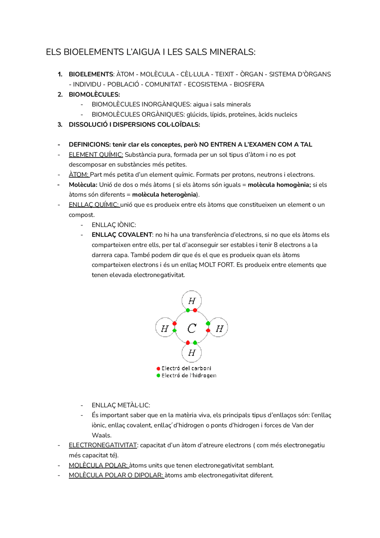 Resumen Tema 2 Composición De Los Seres Vivos Resúmenes De Biología