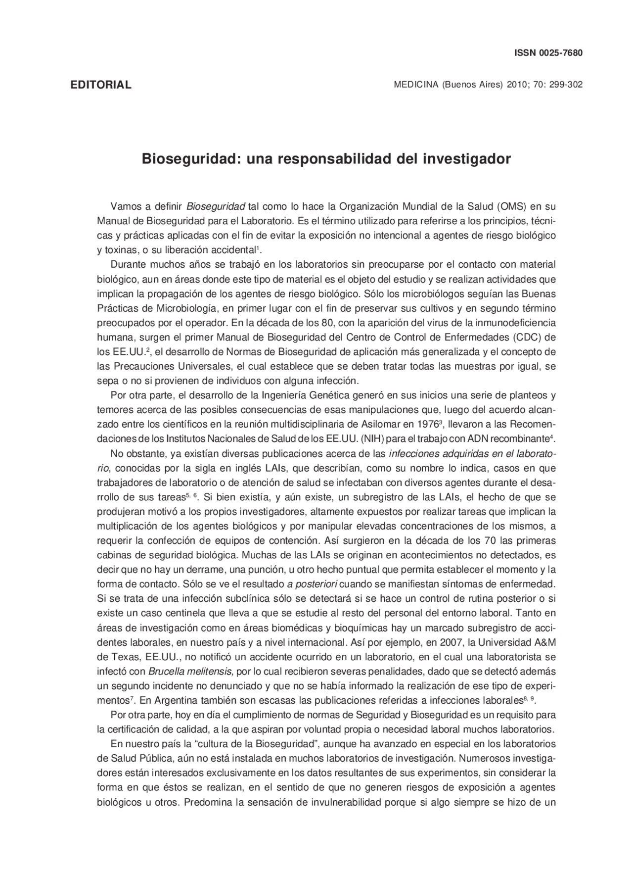Normas De Bioseguridad Monografías Ensayos De Biología Docsity