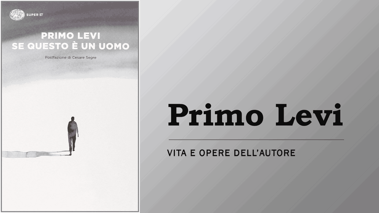 Primo Levi e la sua opera 'Se questo è un uomo' | Schemi e mappe ...