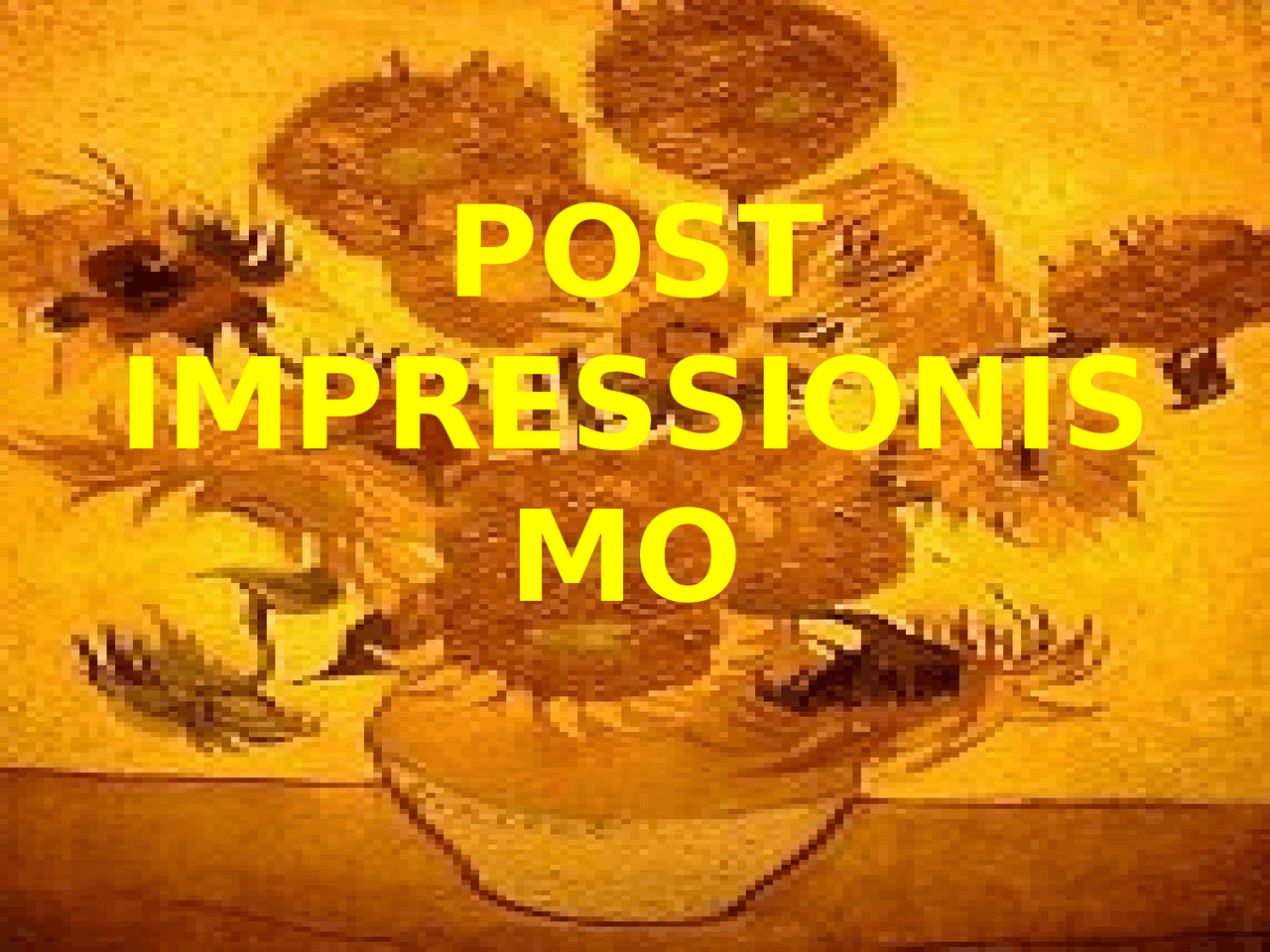 Il Post Impressionismo Schemi E Mappe Concettuali Di Elementi Di