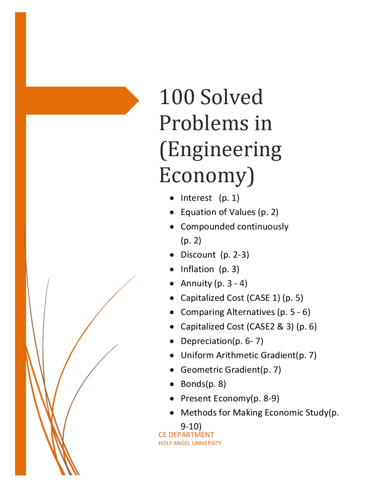 Engineering Economics Summaries Transport Economics Docsity