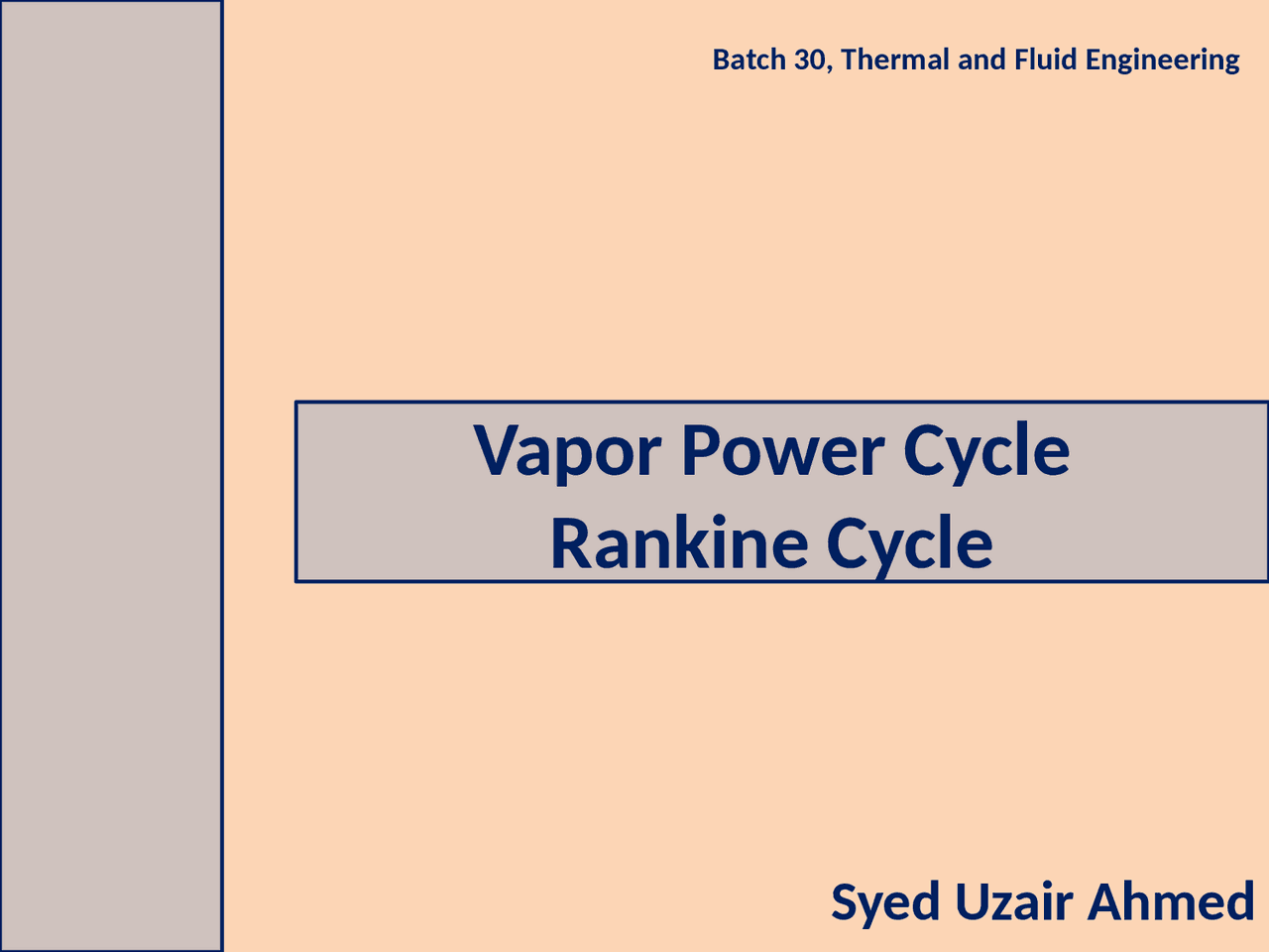 Its about the rankine cycle | Lecture notes Thermodynamics | Docsity