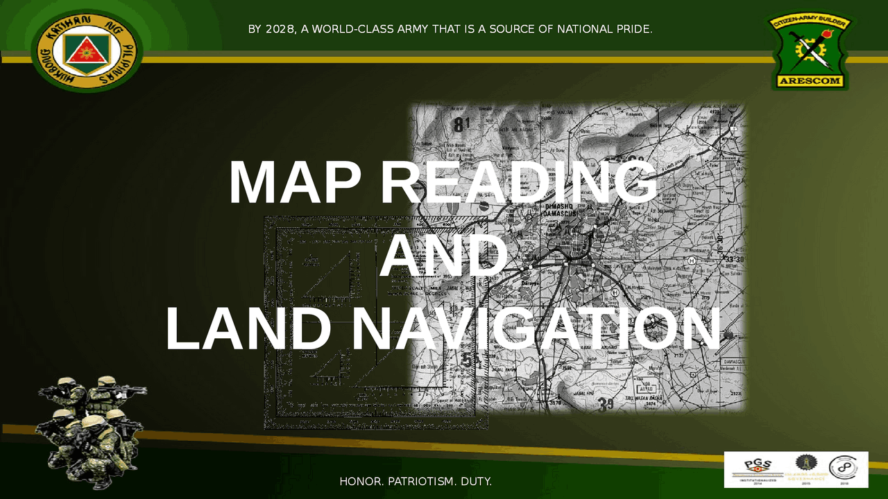 Philippine Military Army | Slides Military leadership | Docsity