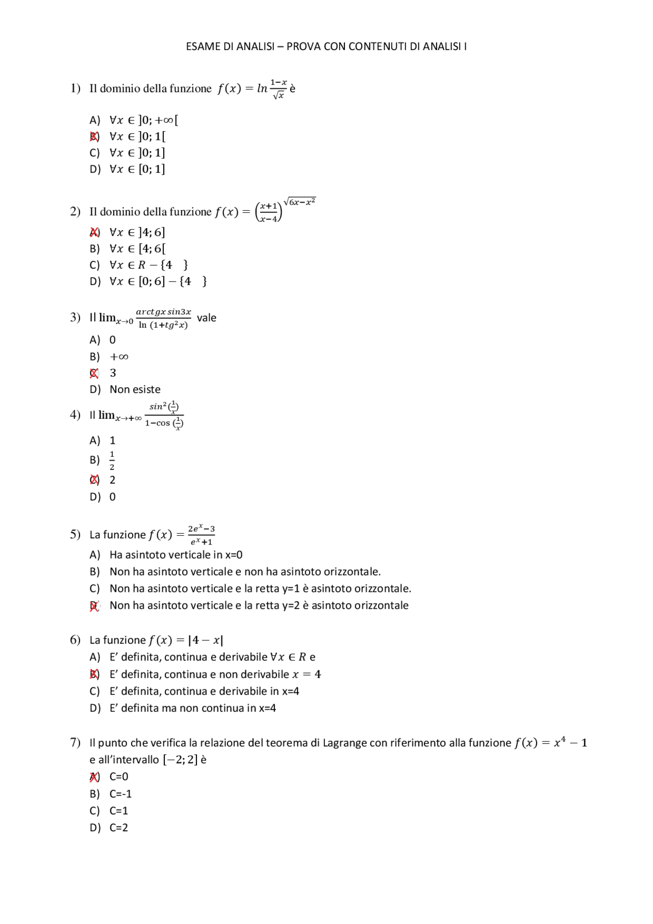 Esercitazione intercorso - Approvata - Analisi_1_prova_1 | Esercizi di ... Esercitazione intercorso - Approvata - Analisi_1_prova_1 | Esercizi di ...