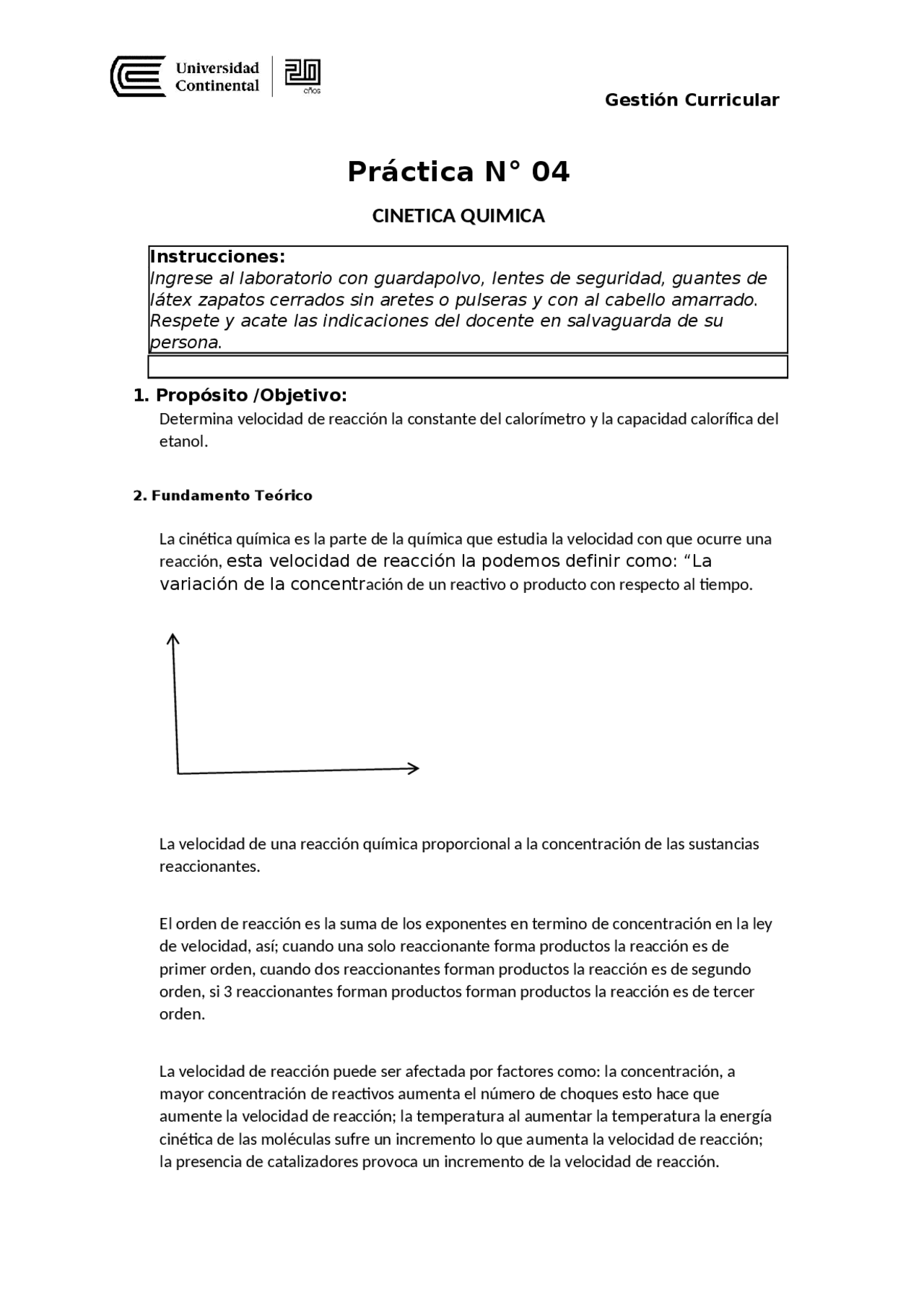 Practica De Laboratorio Apuntes De Química Docsity