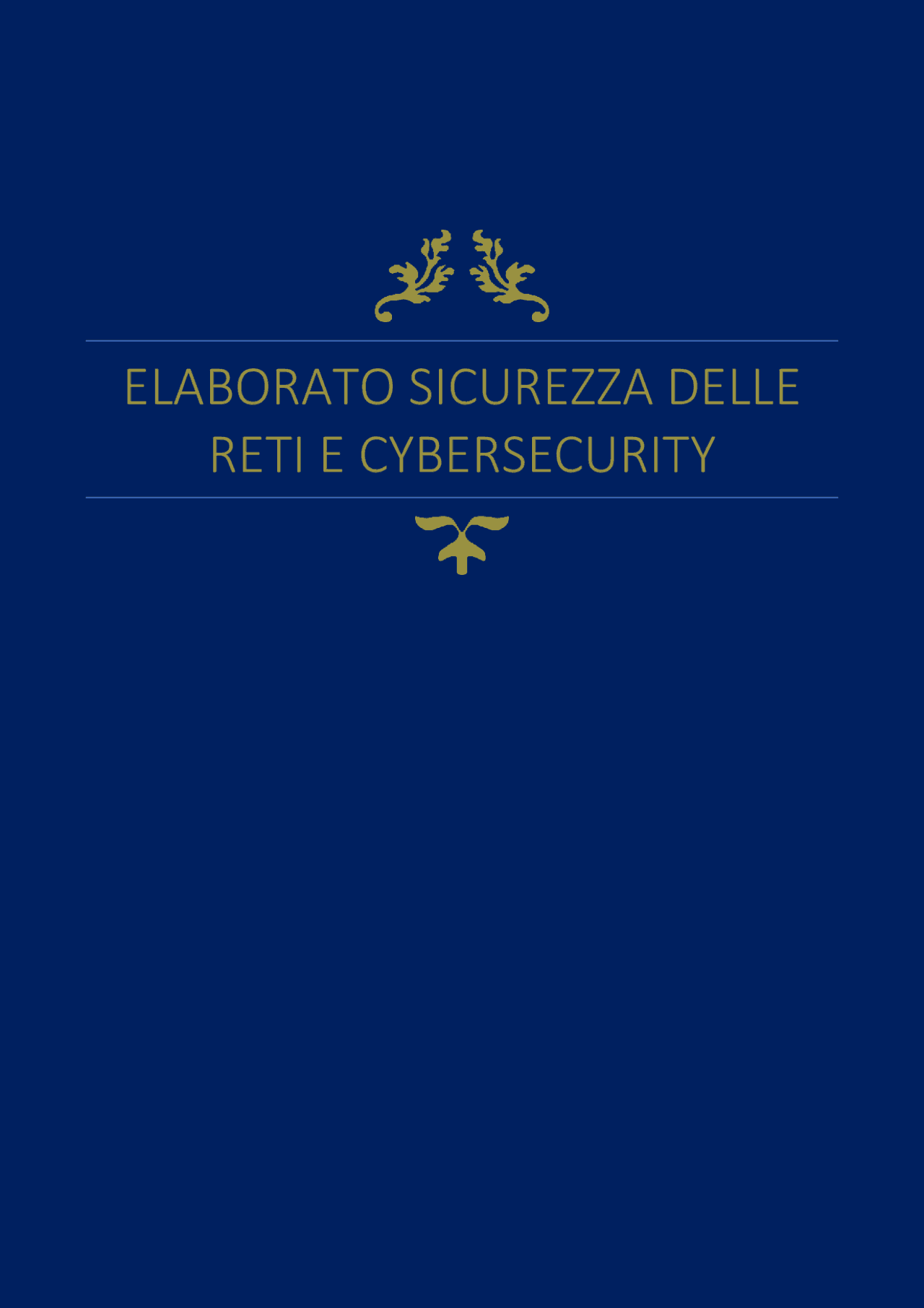 MERCATORUM ELABORATO AREA COMUNICAZIONE SICURA SICUREZZA DELLE RETI E CYBERSECURITY | Prove d ...