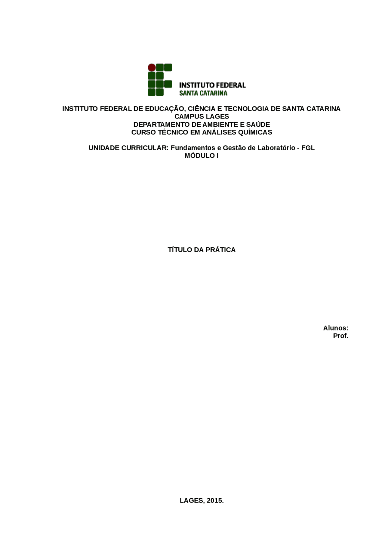 Relatório De Experimento Resumos Química Docsity
