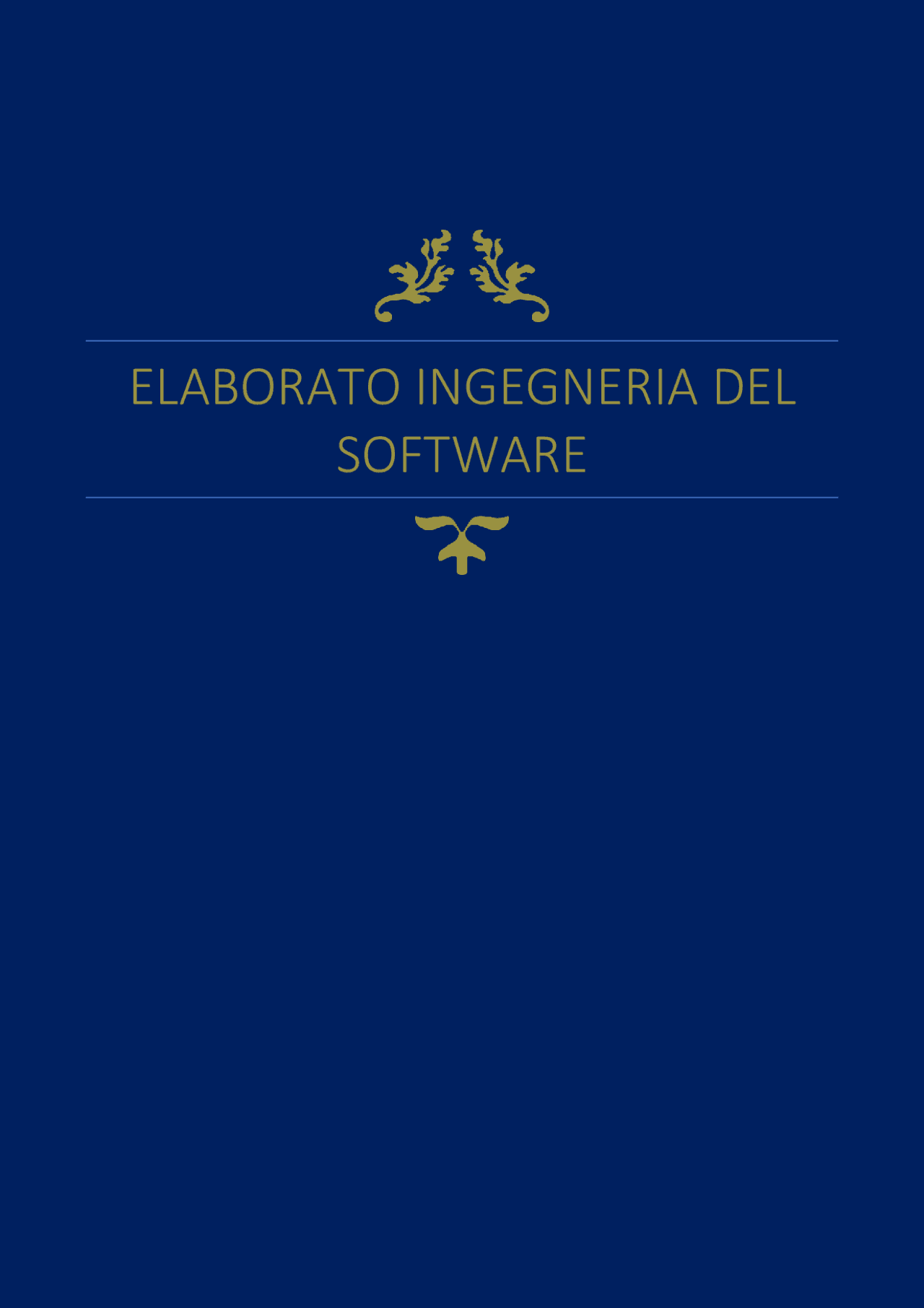 Mercatorum Elaborato Area 1 Ingegneria Del Software Prove Desame Di