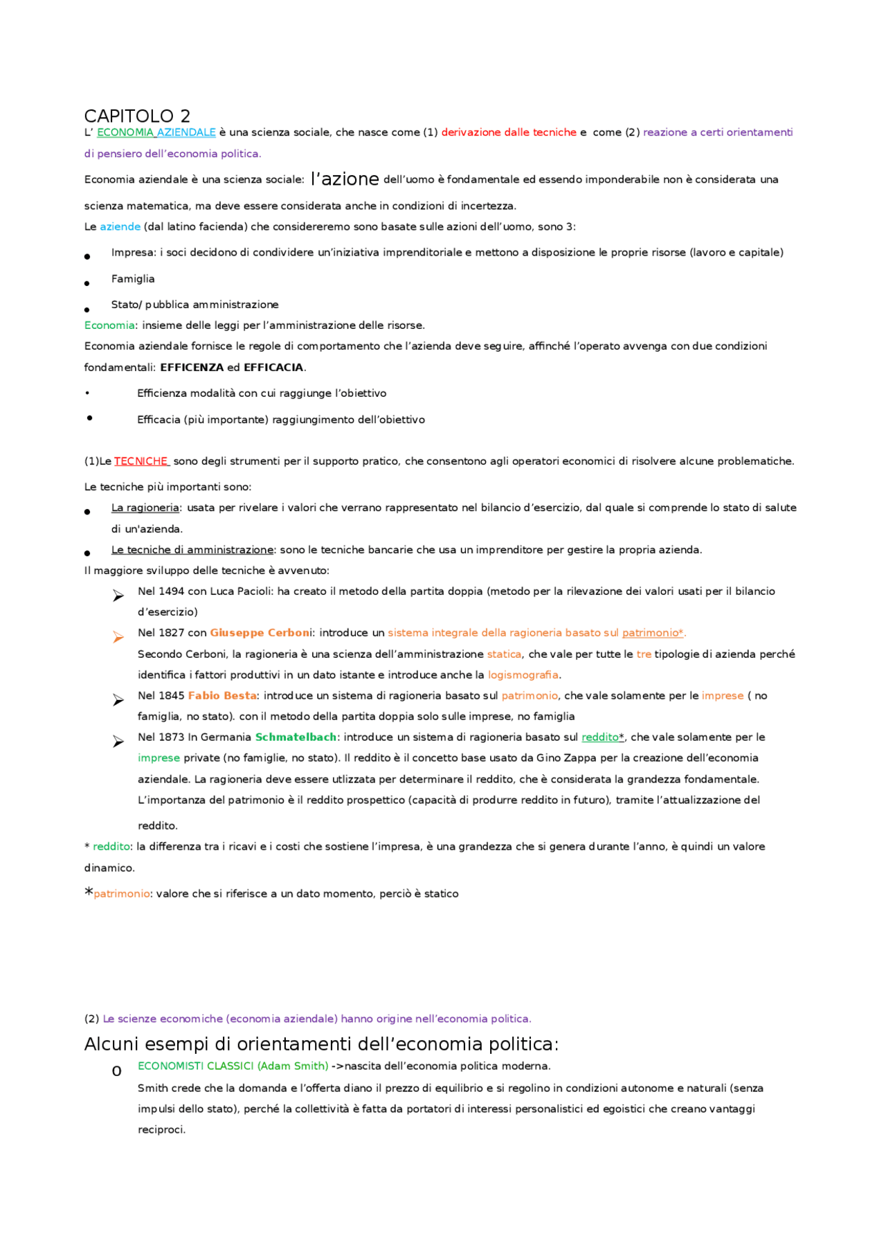 Economia aziendale 1 parziale Alex almici | Appunti di Economia ...