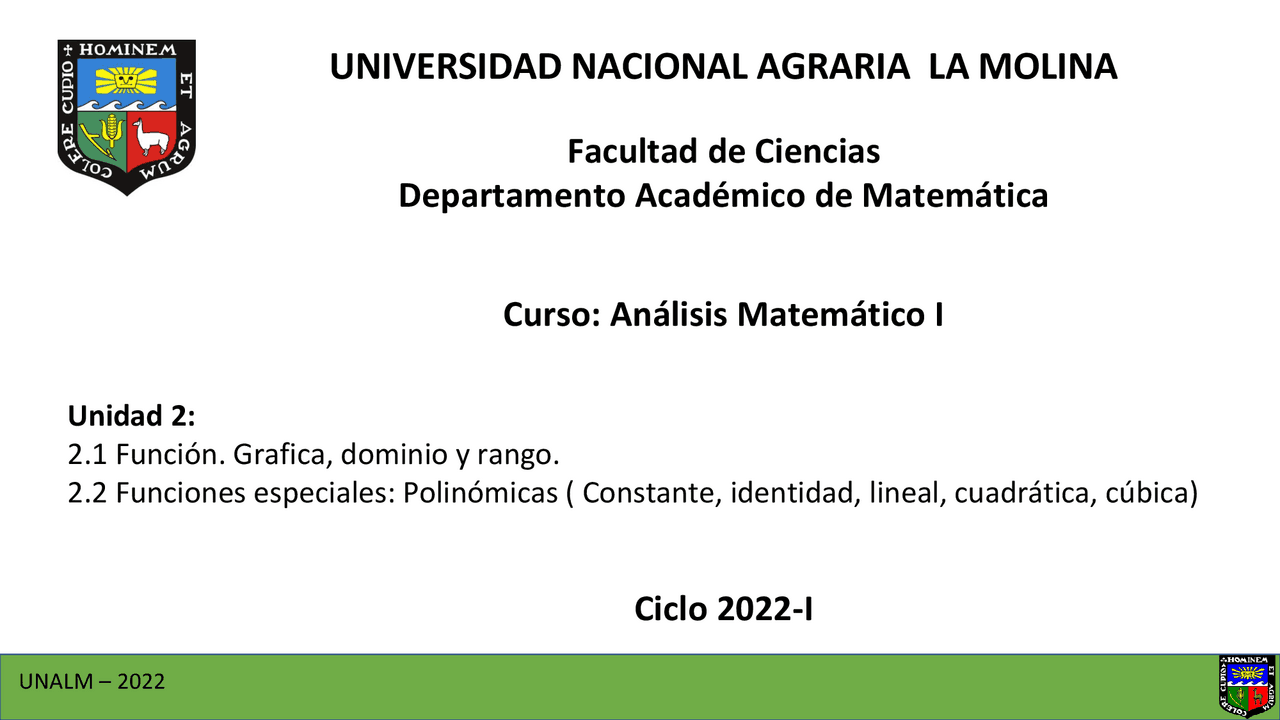 Analisis Matematicos Diapositivas De Matemáticas Docsity