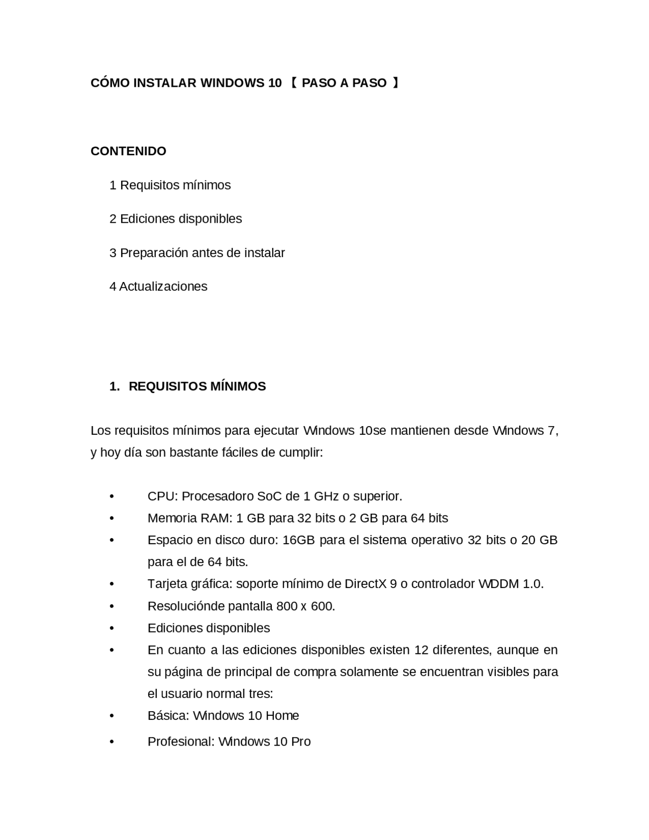 Como Instalar Windows 10 Resúmenes De Informática General Docsity