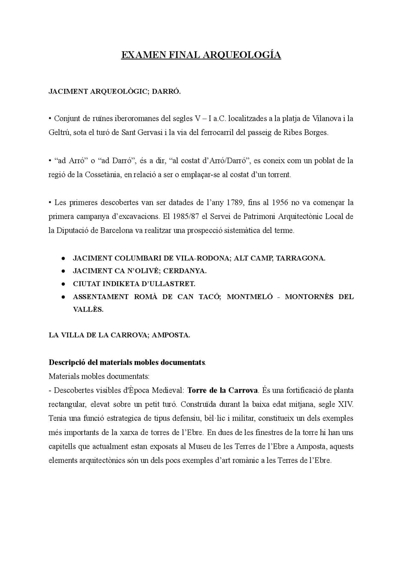 Apuntes Examen Arqueología Apuntes De Arqueología Docsity