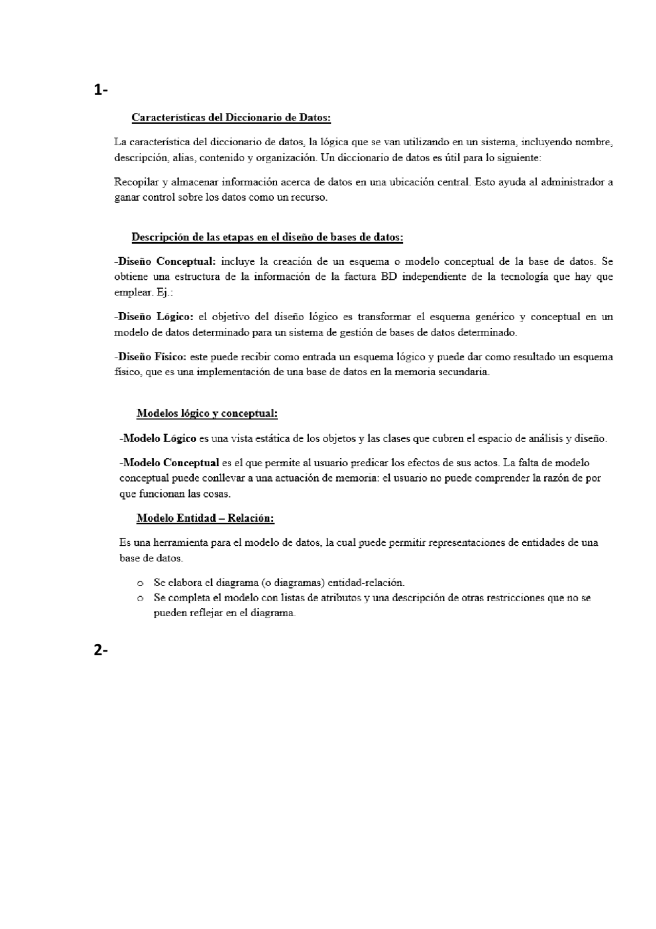 Metodologia Base De Datos Monografías Ensayos De Informática Docsity