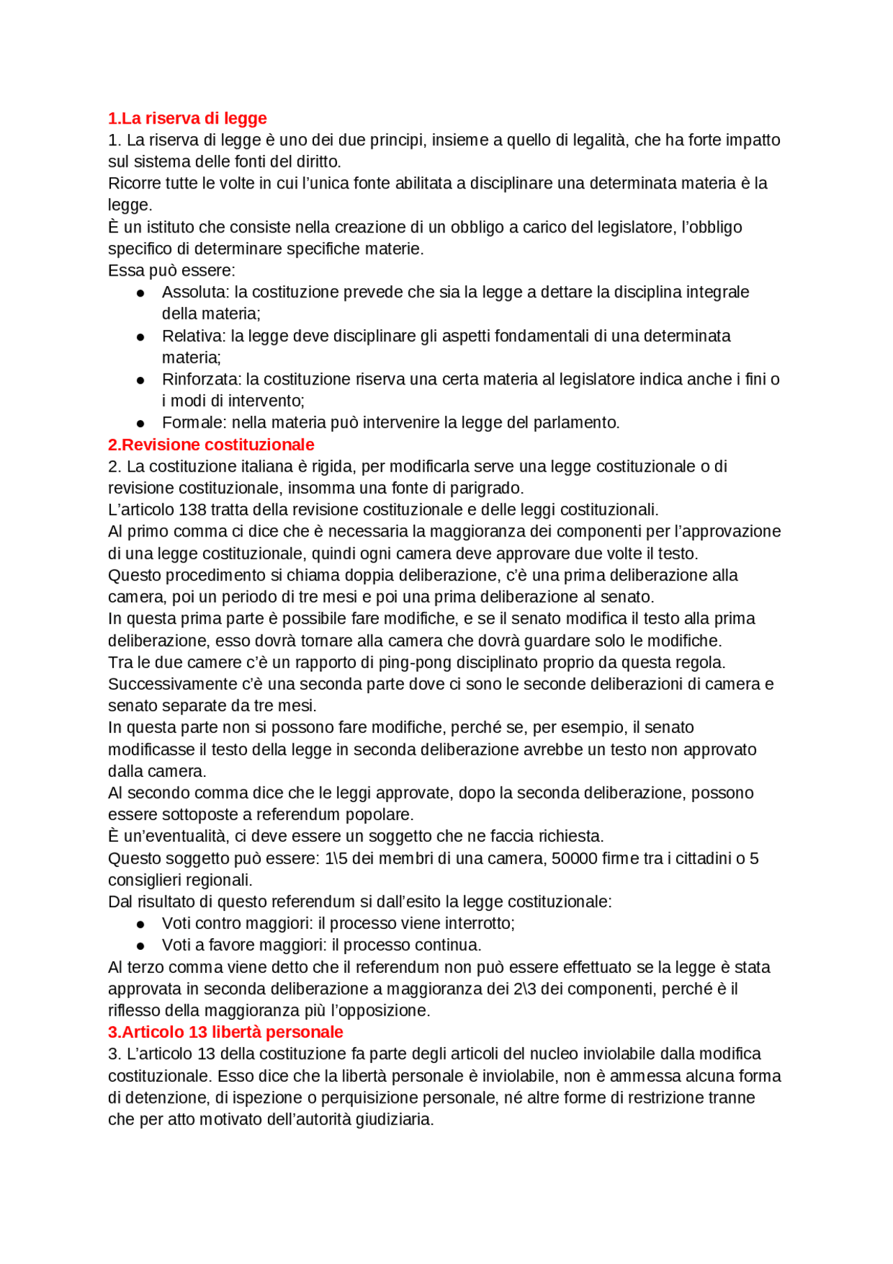 Domande e risposte esame diritto pubblico | Dispense di Istituzioni Diritto Pubblico | Docsity