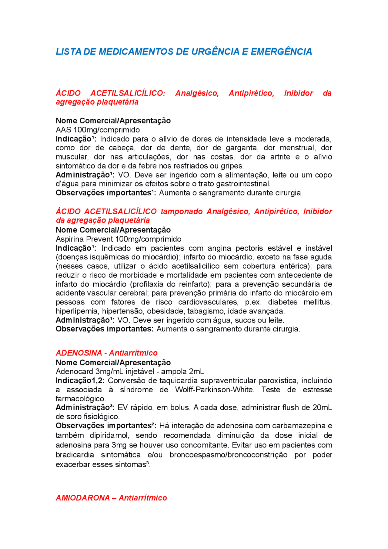 Assuntos Resumidos De Farmacologia Resumos Enfermagem Docsity
