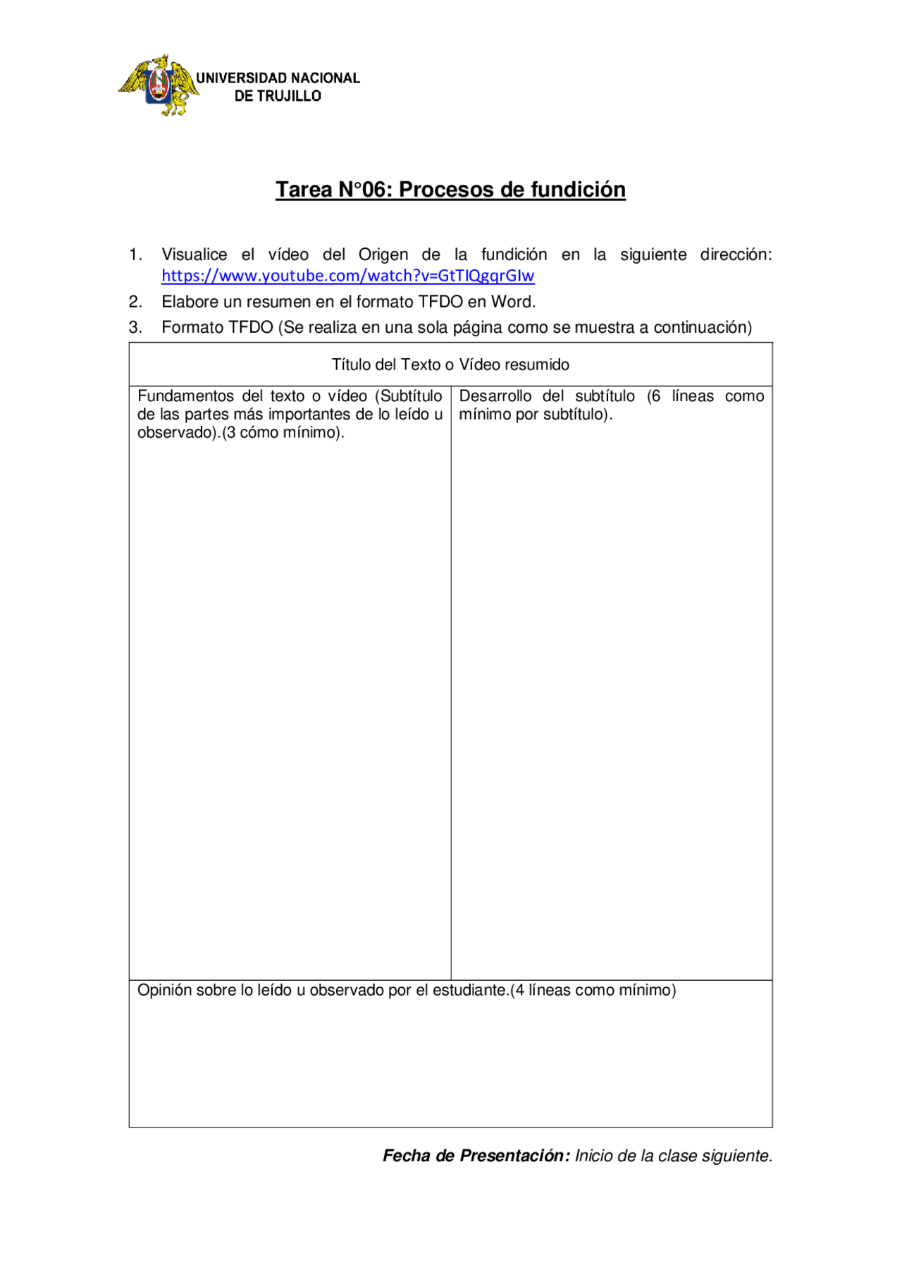 Tarea 06 Procesos Industriales Ejercicios De Procesos Químicos Docsity