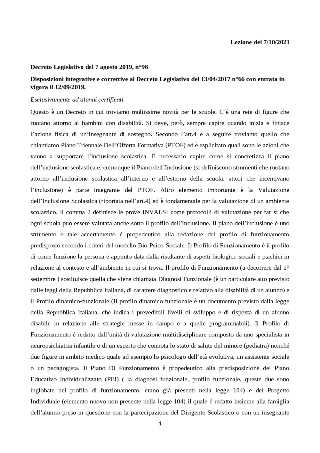 Pedagogia Speciale Appunti E Riassunto Dispense Di Pedagogia Docsity