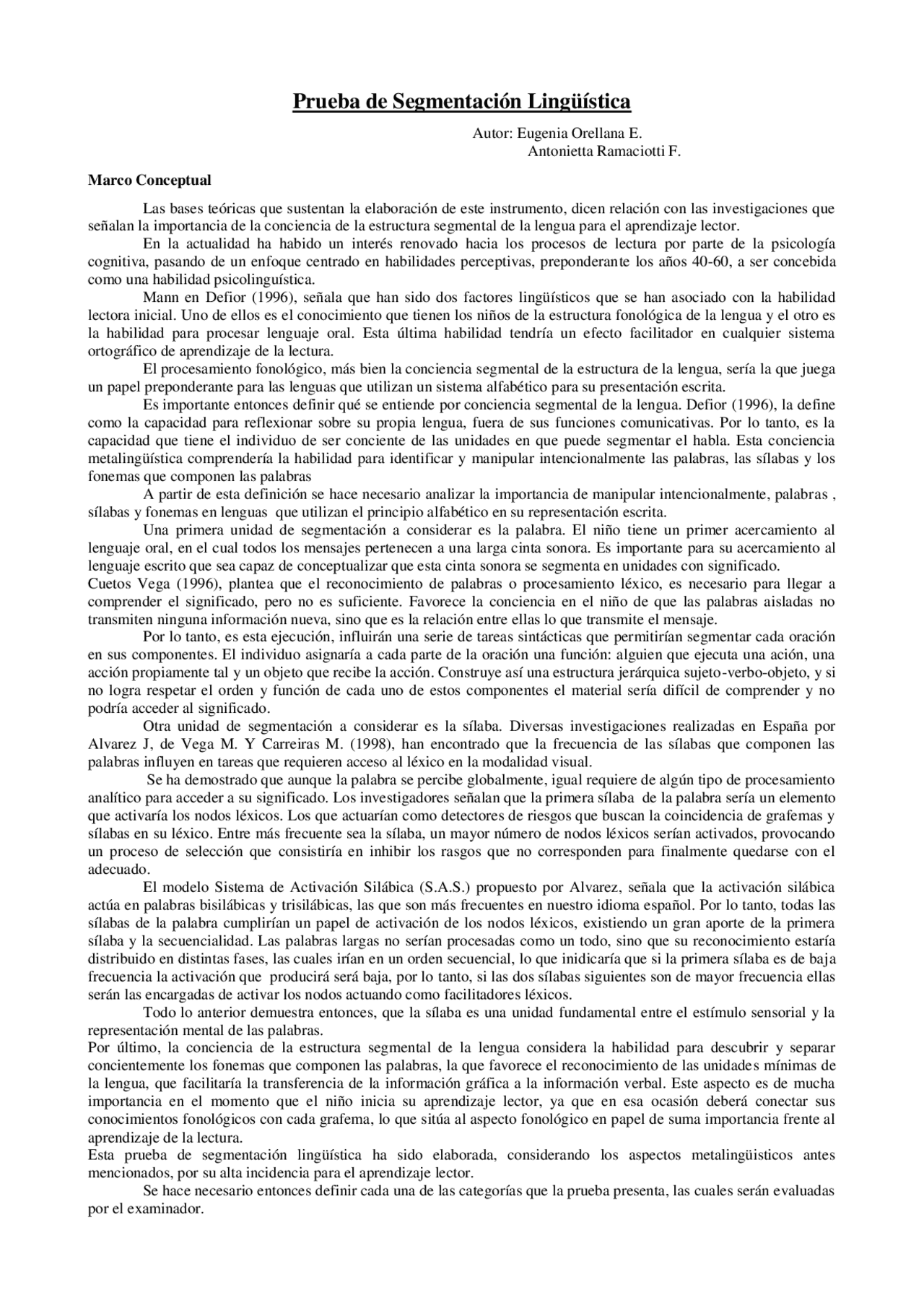 PSL. Logopedia test lenguaje | Guías, Proyectos, Investigaciones de ...