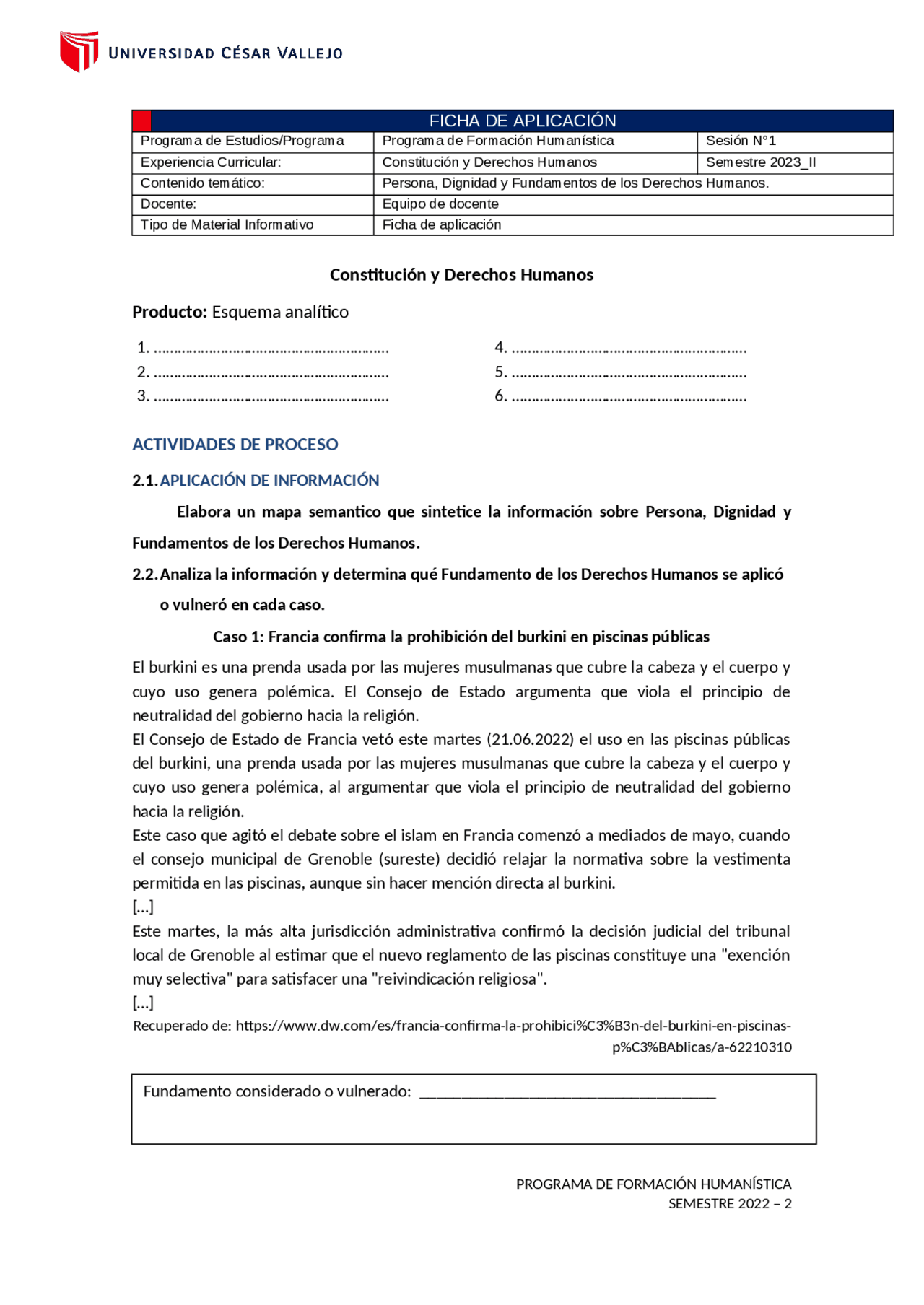 Ficha De AplicaciÓn 01 Ejercicios De Filosofía Docsity