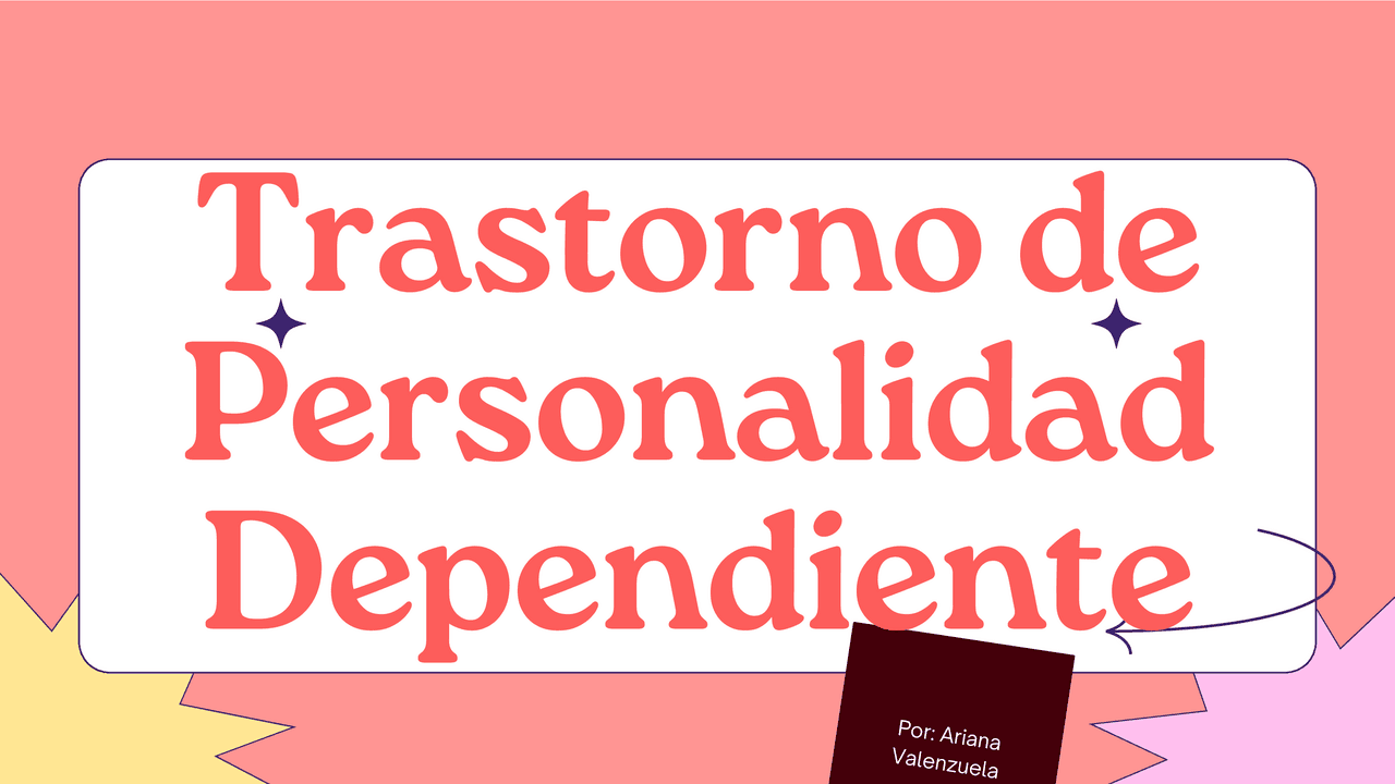 Trastorno de personalidad dependiente. | Diapositivas de Psicología de ...