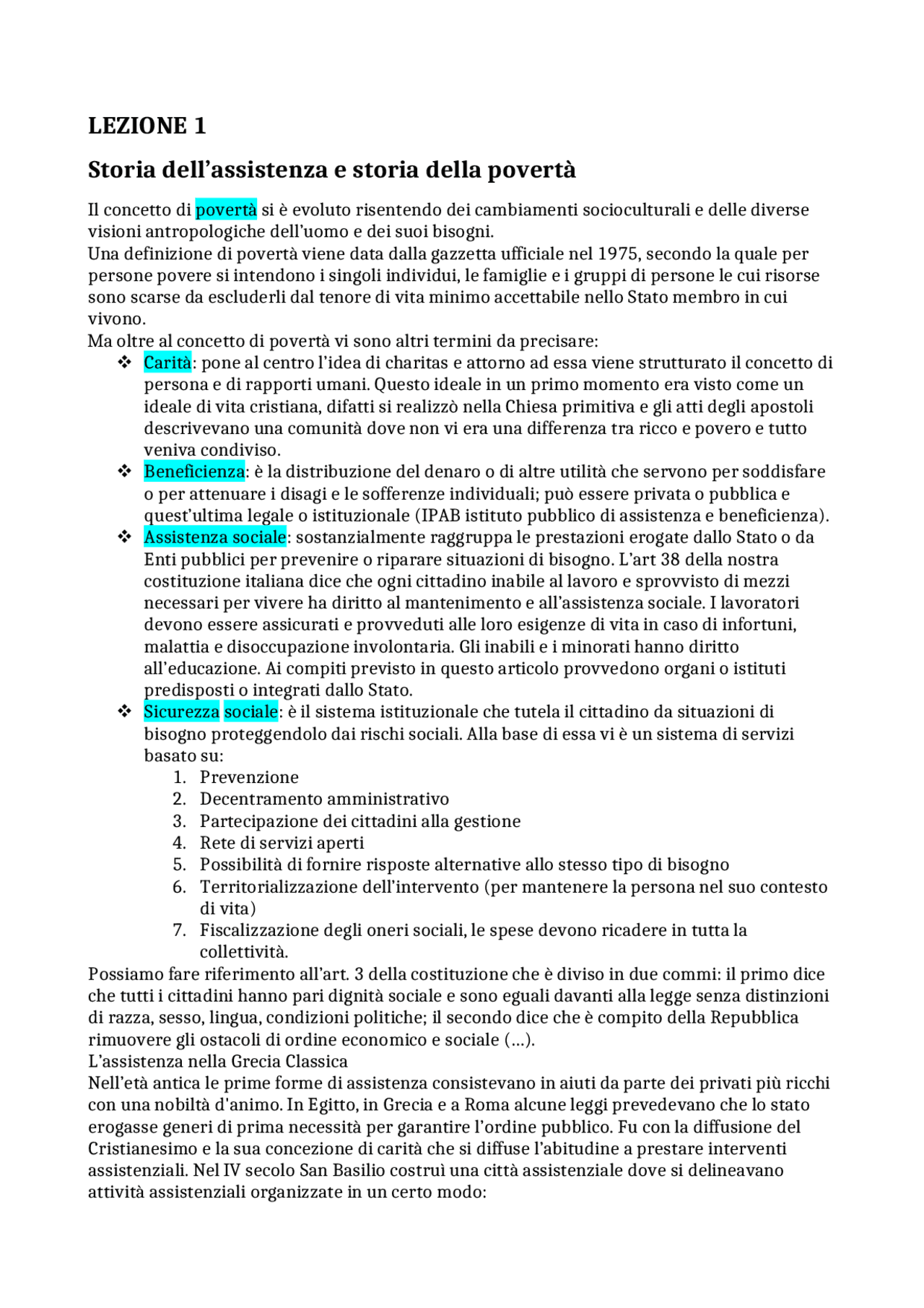 Principi E Fondamenti Del Servizio Sociale Schemi E Mappe Concettuali