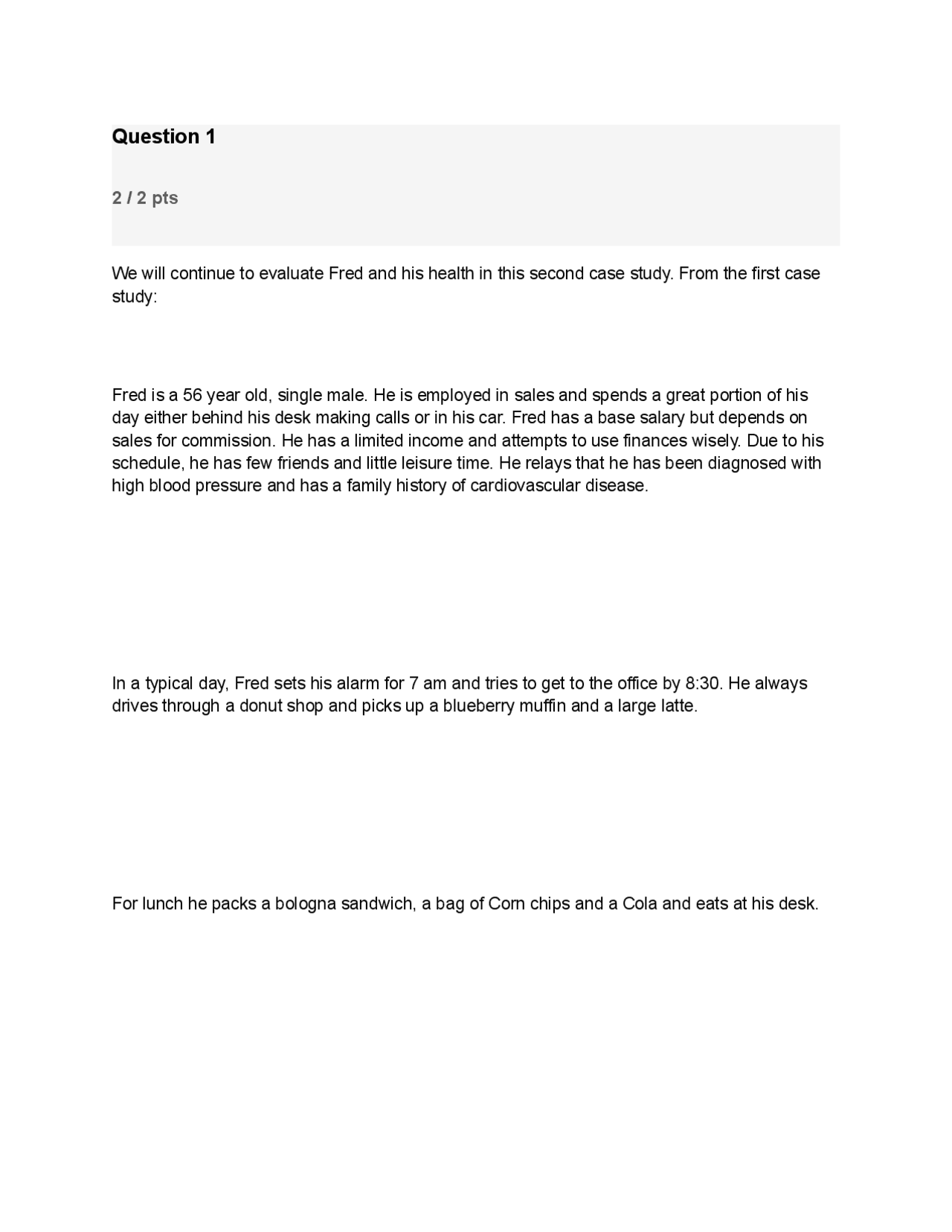 BIO 121 Case Study Module 2 (Portage learning) | Exercises Biology ...