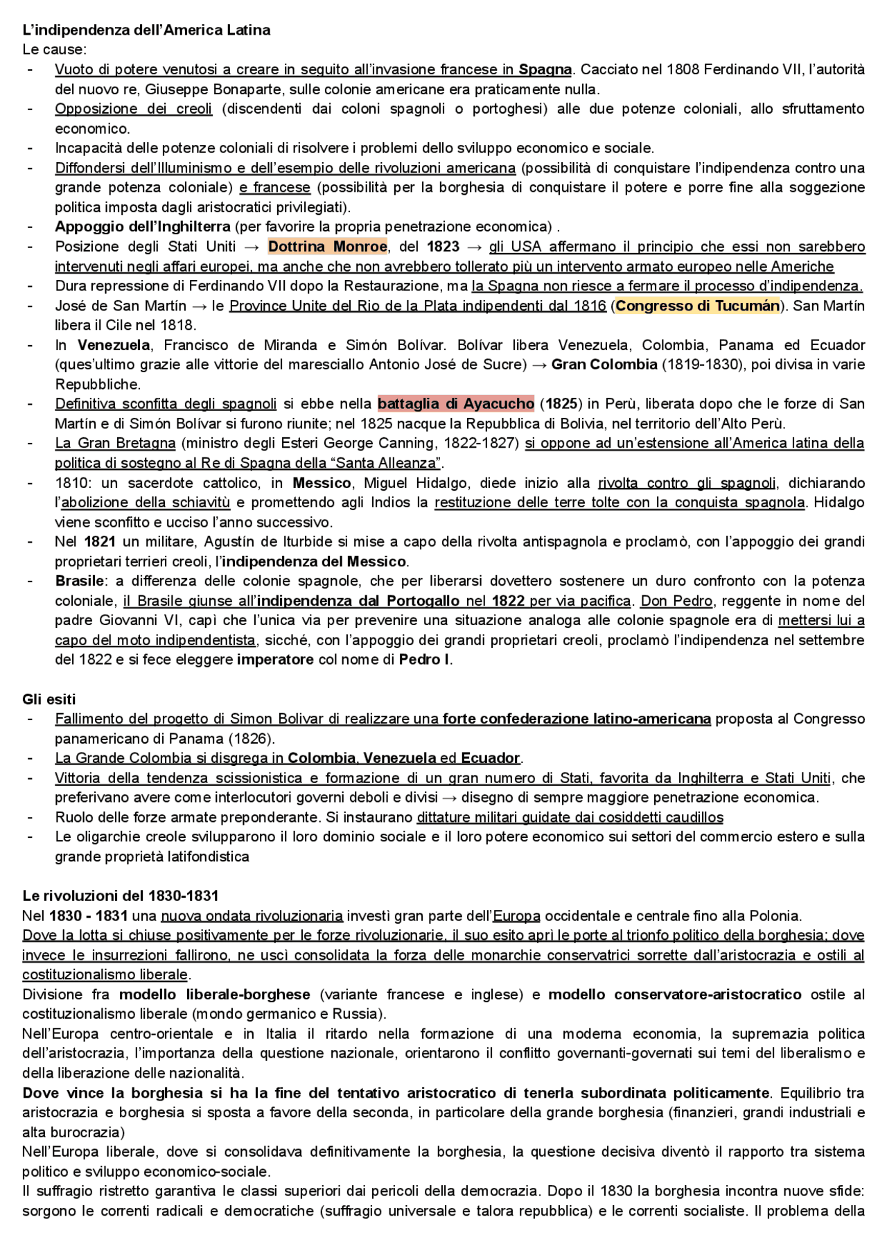 Storia Delle Relazioni Internazionali Seconda Parte Dispense Di
