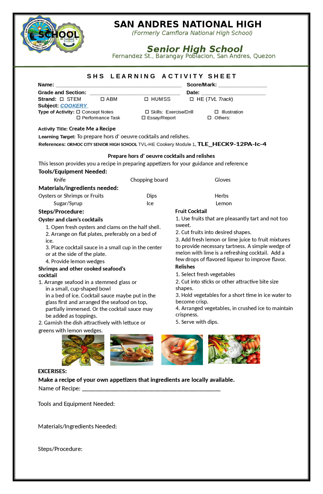 Dynamic Learning Activity Exercises Economics Docsity