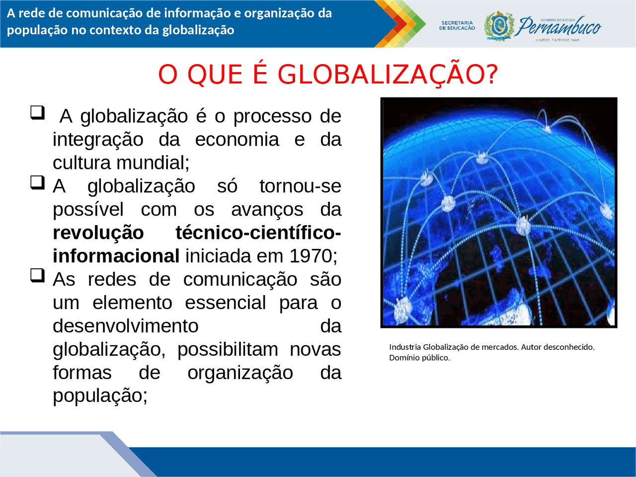 Slides Sobre Globalização E Nova Ordem Mundial Slides História Docsity