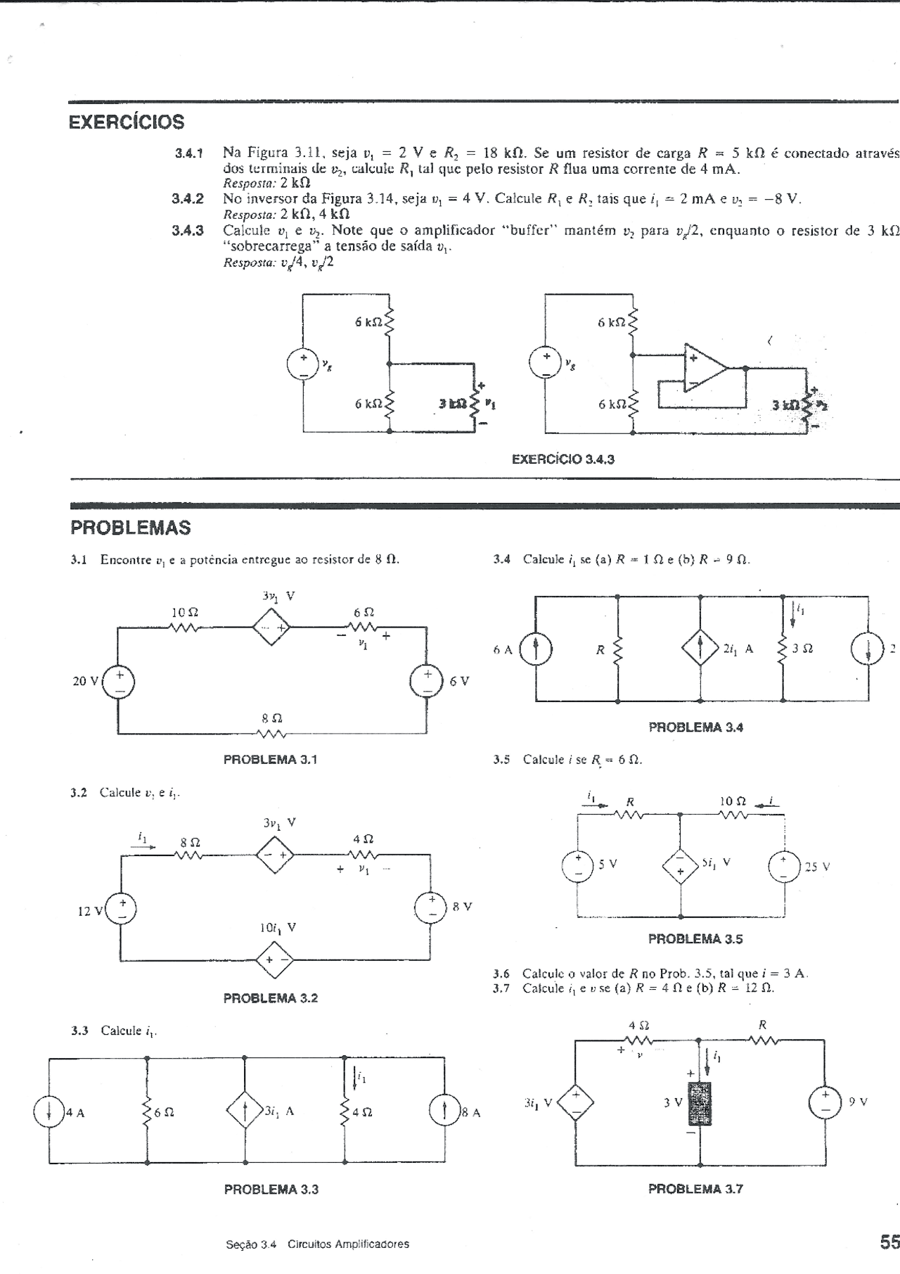 Exercicios Circuitos Elétricos 1 Exercícios Circuitos Elétricos Docsity