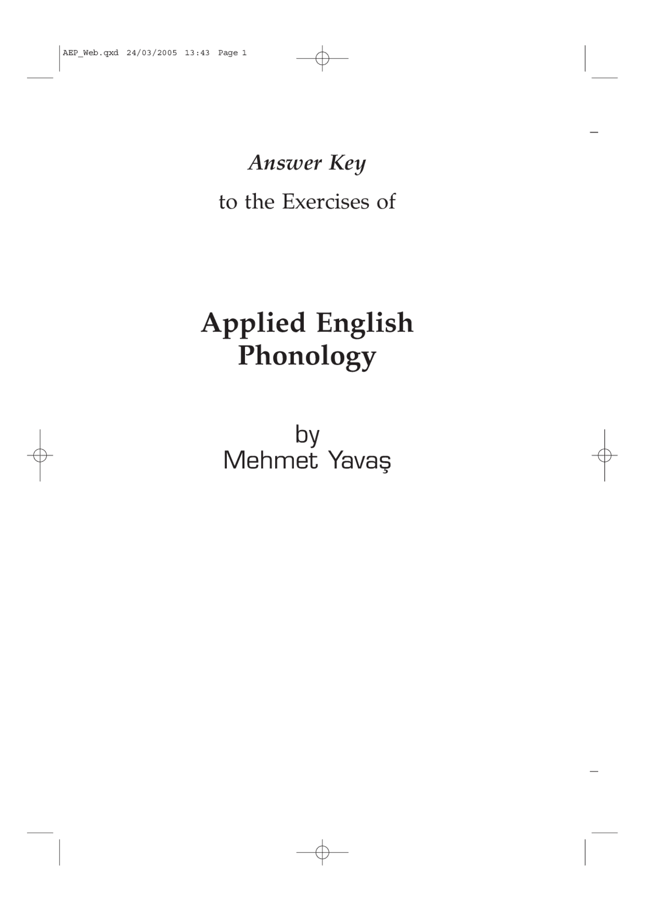 Answer Key For Phonology Exercises Quizzes Linguistics Docsity