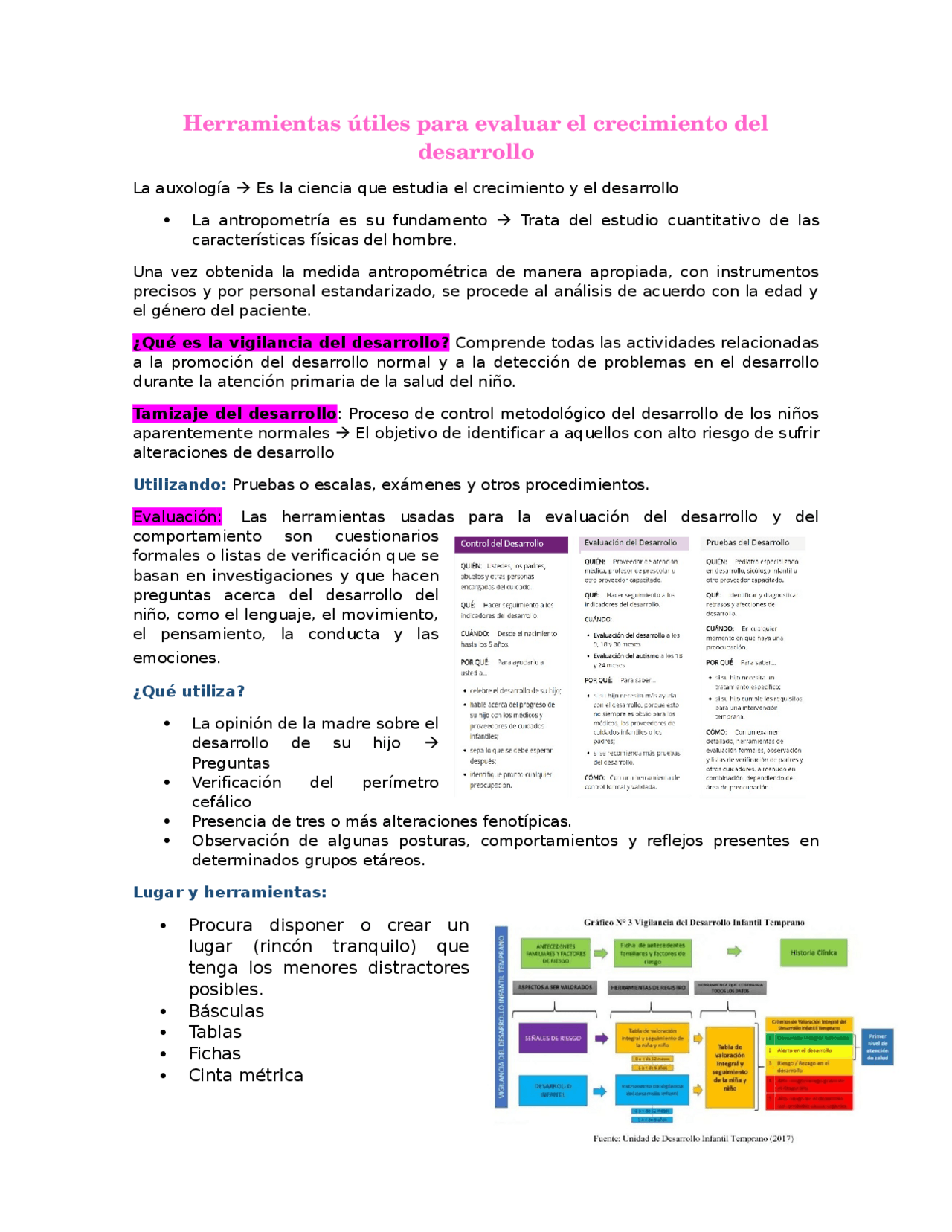 Desarrollo De Las Diferentes Etapas Apuntes De Nutrición Docsity