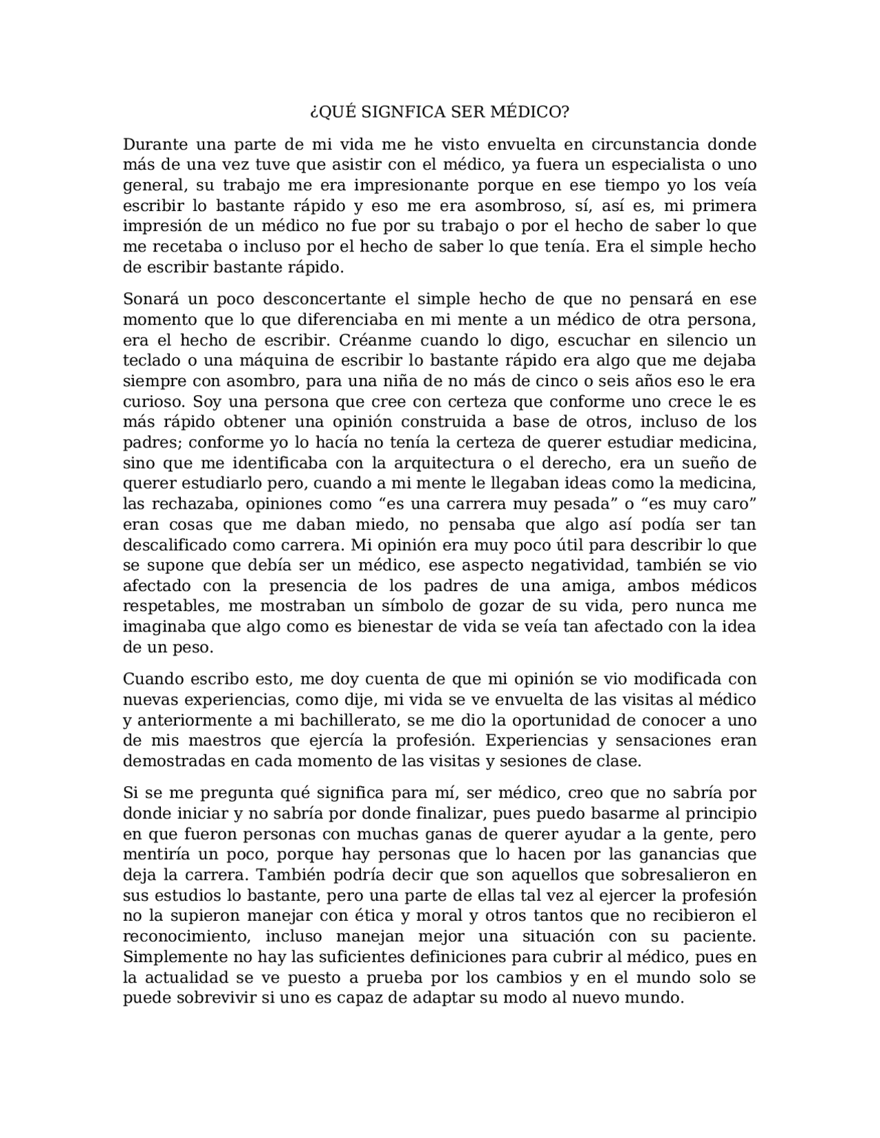 Ser medico resumen de | Resúmenes de Medicina | Docsity