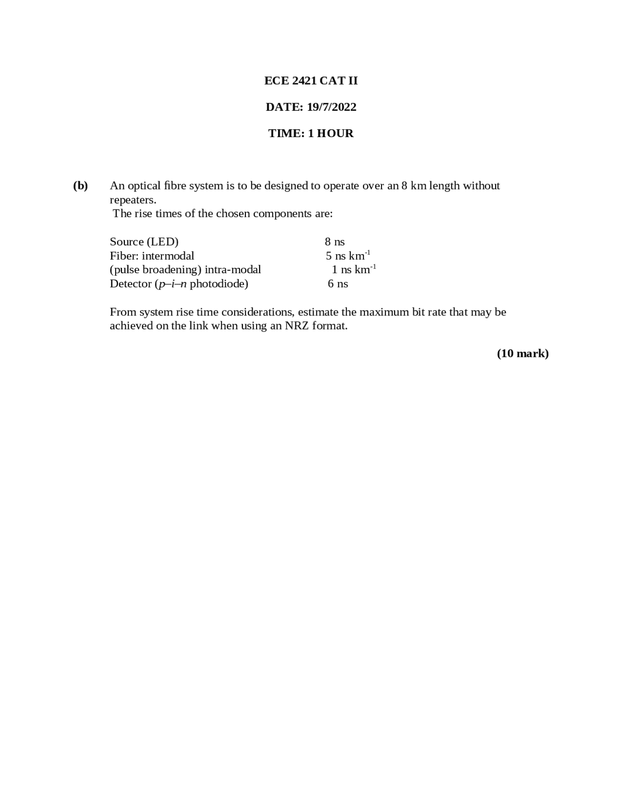 Ece Cat Electronic Devices And Circuits Quizzes Electrical And