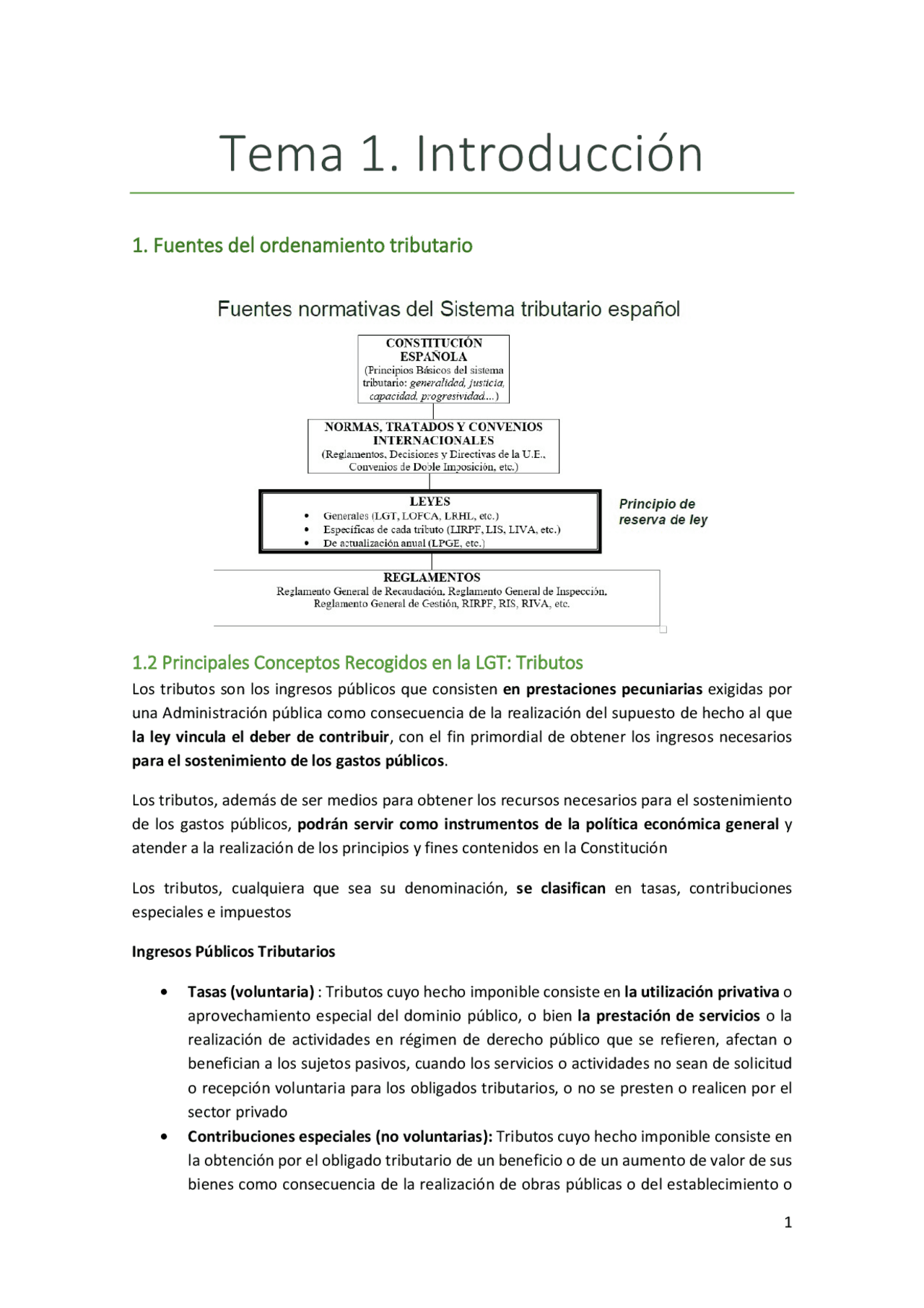 Apuntes Tema 1 Régimen Fiscal Apuntes De Fiscalidad Empresarial Docsity