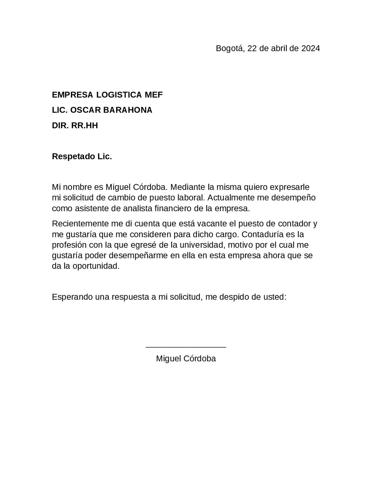 Redacción De Cartas De Solicitud Transcripciones De Derecho Docsity