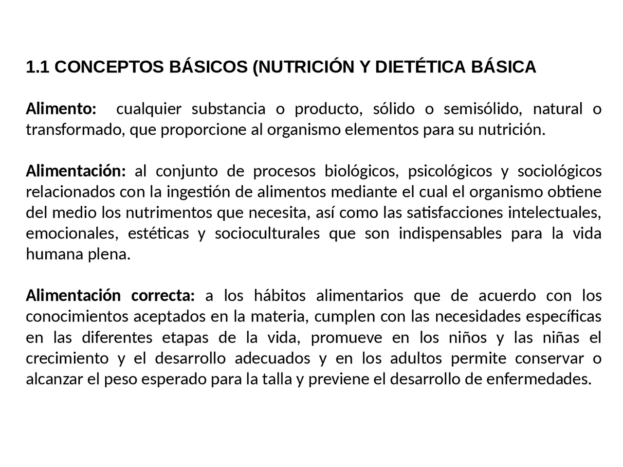 Clases Basicas De Dietética Primera Parte Apuntes De Dietética Docsity
