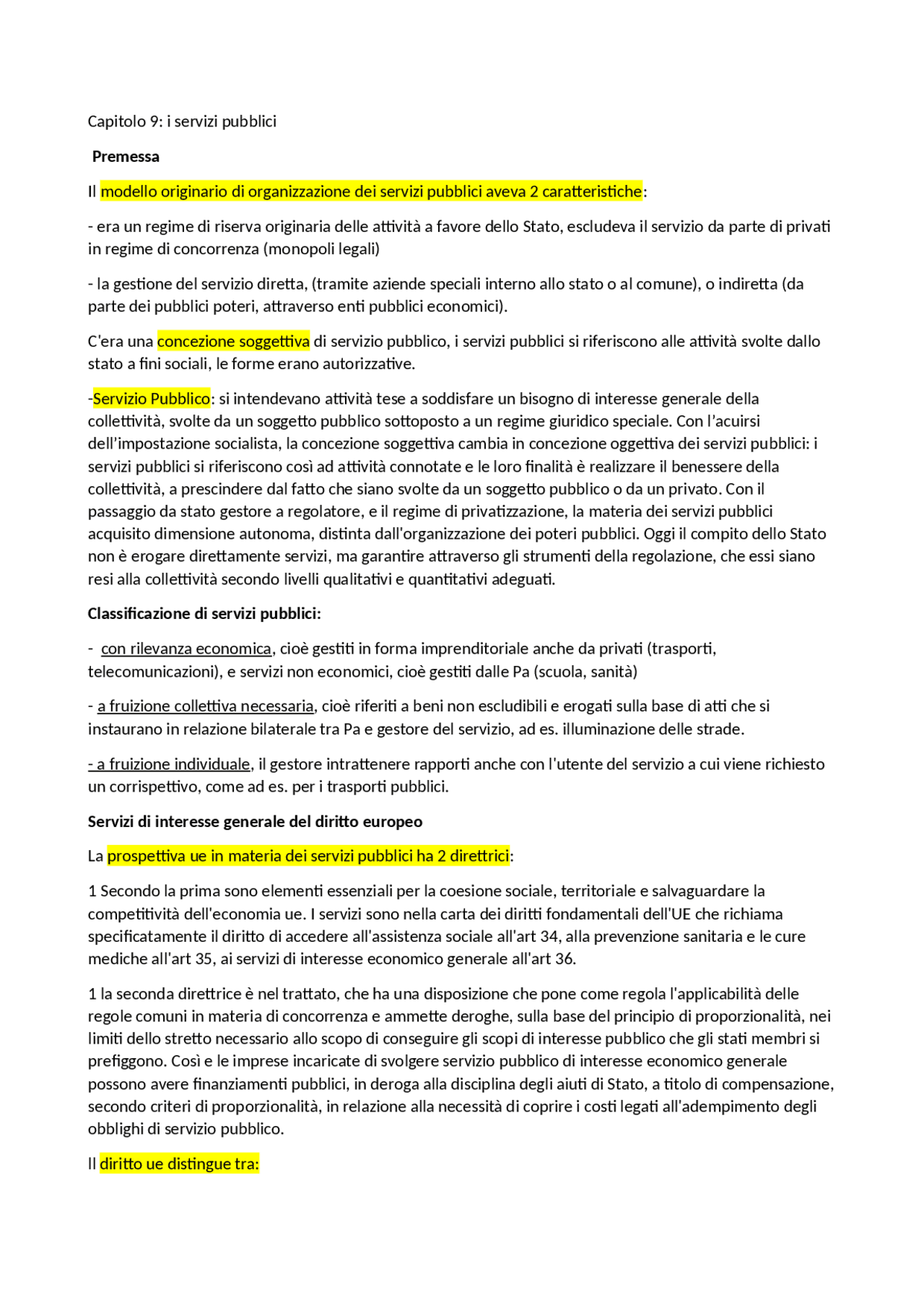 Riassunto Cap 9 Manuale Clarich Schemi E Mappe Concettuali Di Diritto