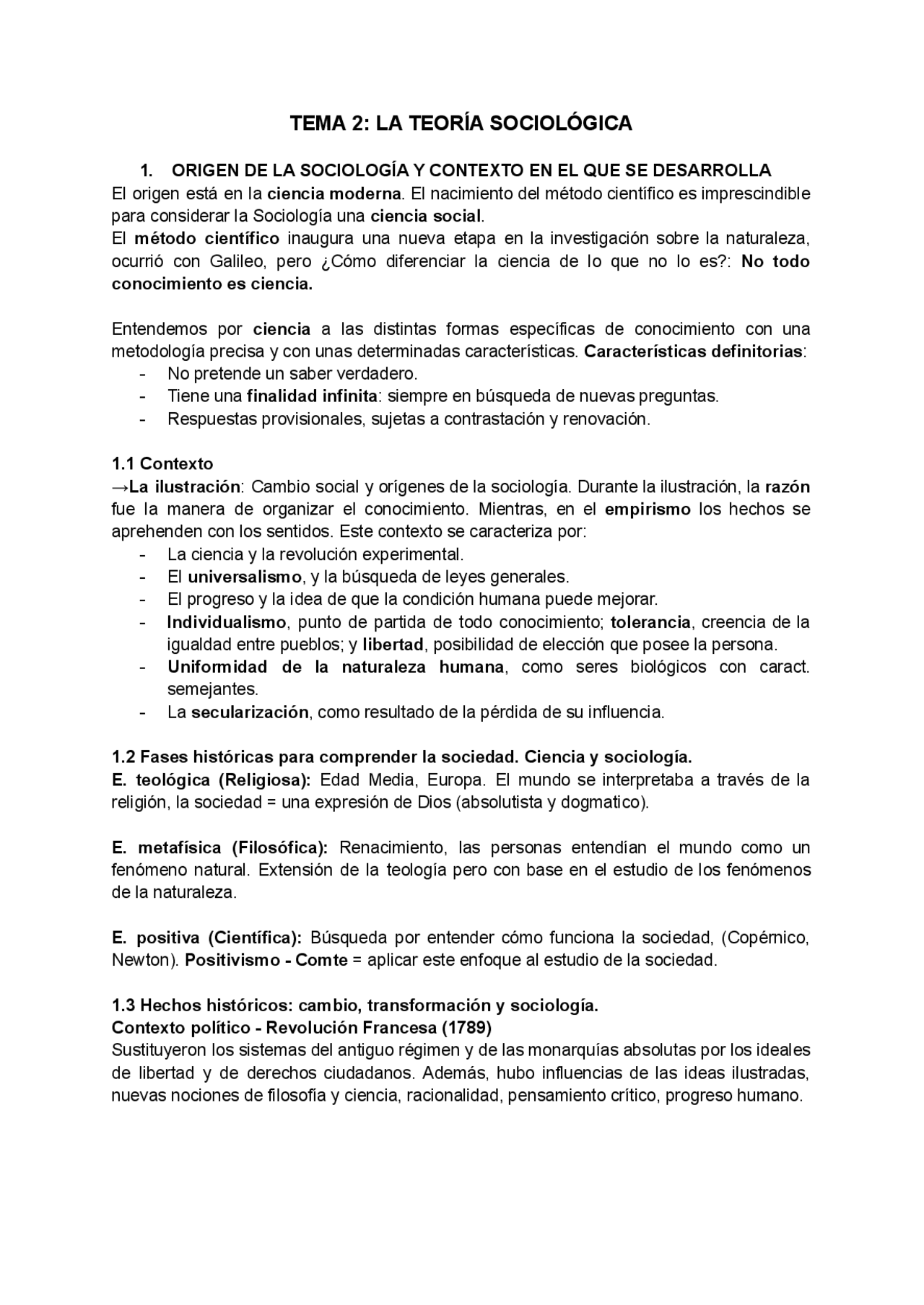 Apuntes De Sociología Apuntes De Sociología Docsity