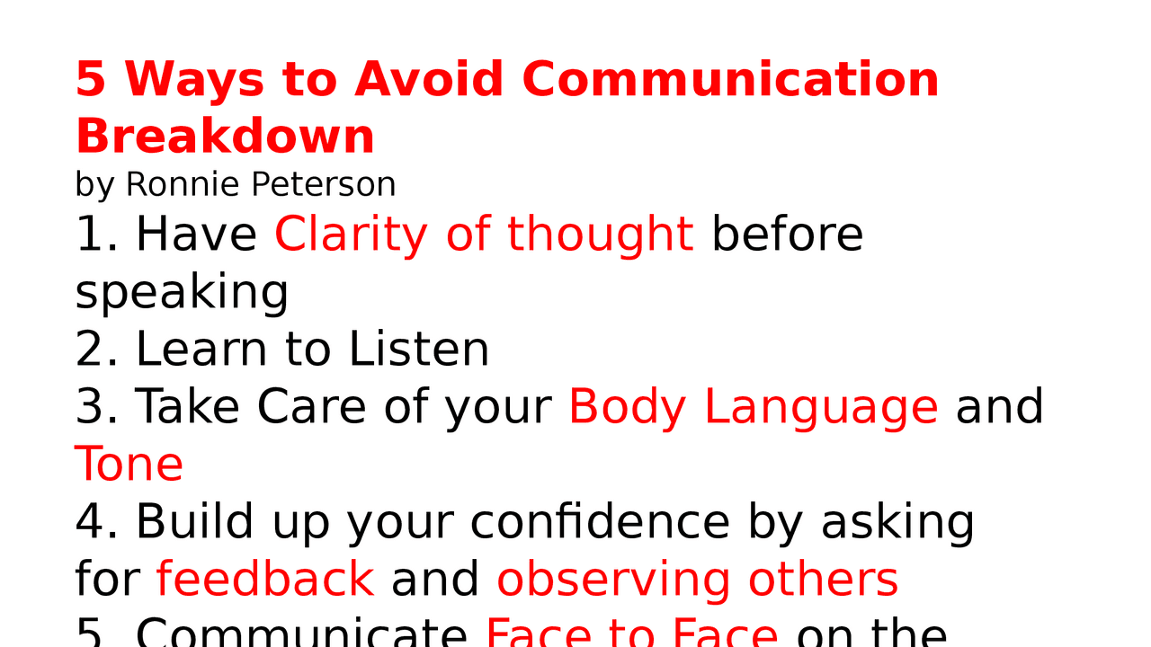 Oral Communication Week 7 Lecture Notes English Docsity
