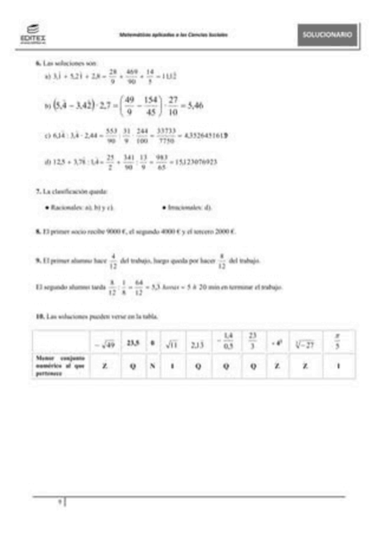 Matemáticas básicas ejercicios | Ejercicios de Matemáticas | Docsity