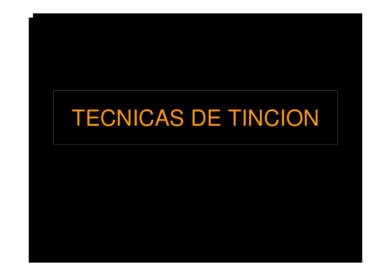 Técnicas De Tinción Histología Diapositivas De Histología Docsity
