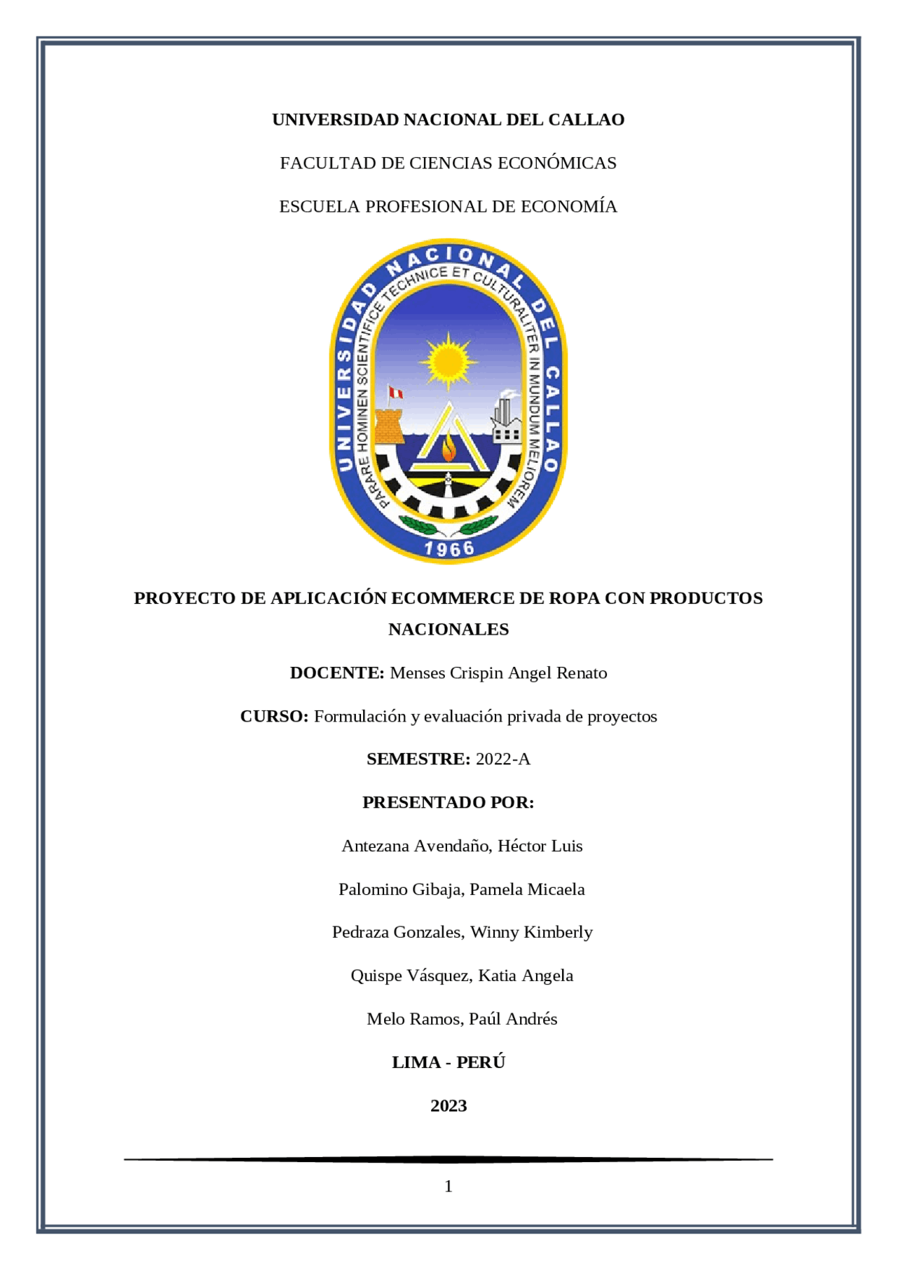 Formulación Y Evaluación De Proyectos Monografías Ensayos De Gestión
