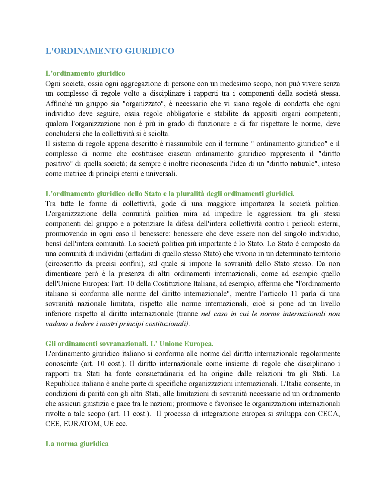Riassunto Di Diritto Privato Completo Schemi E Mappe Concettuali Di