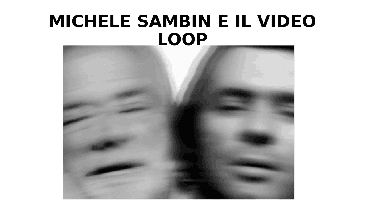 Michele Sambin e il video loop | Slide di Arti Performative | Docsity