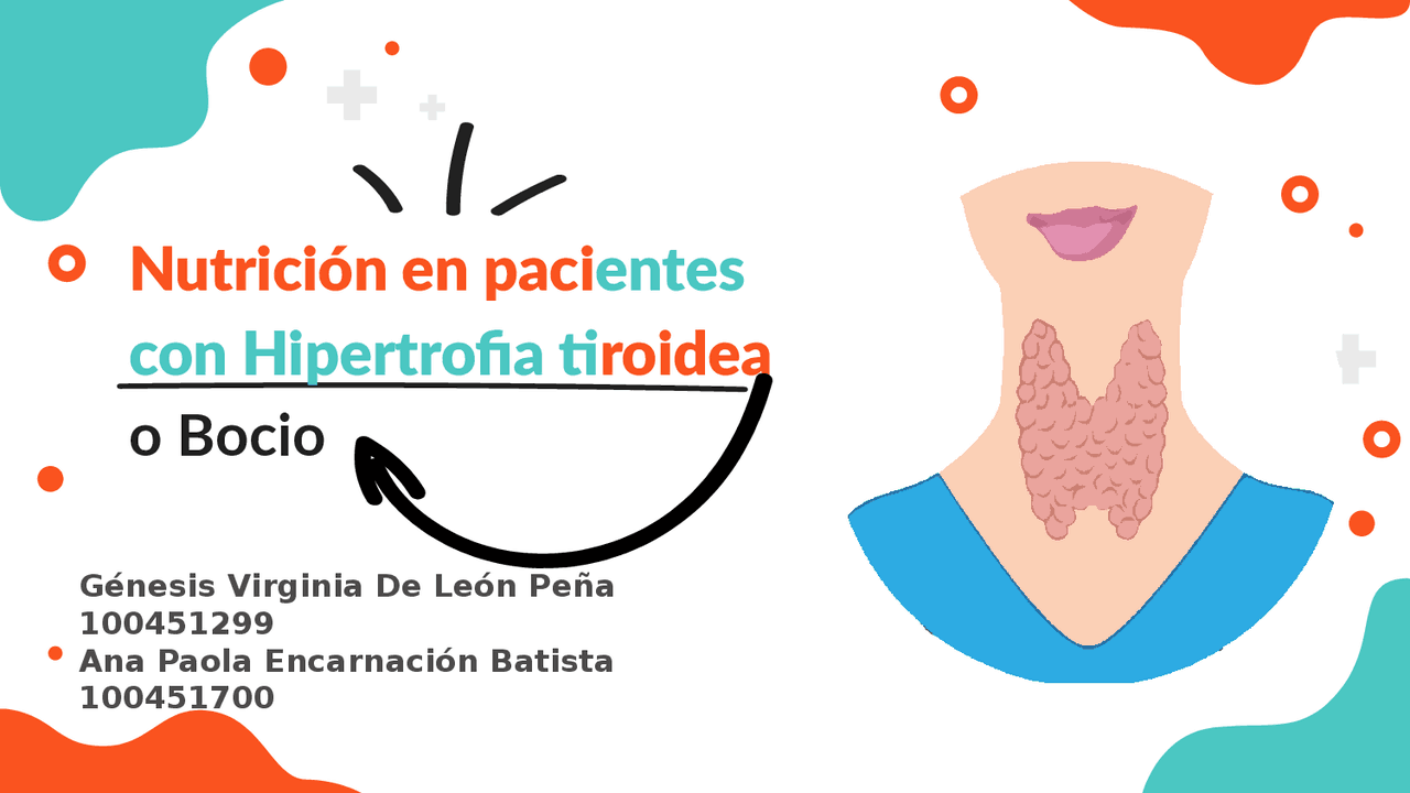 Dietas en pacientes con bocio e hipertiroidismo | Diapositivas de ...