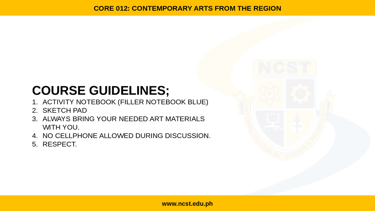 Contemporary Arts From The Regions Cheat Sheet Performing Arts Docsity